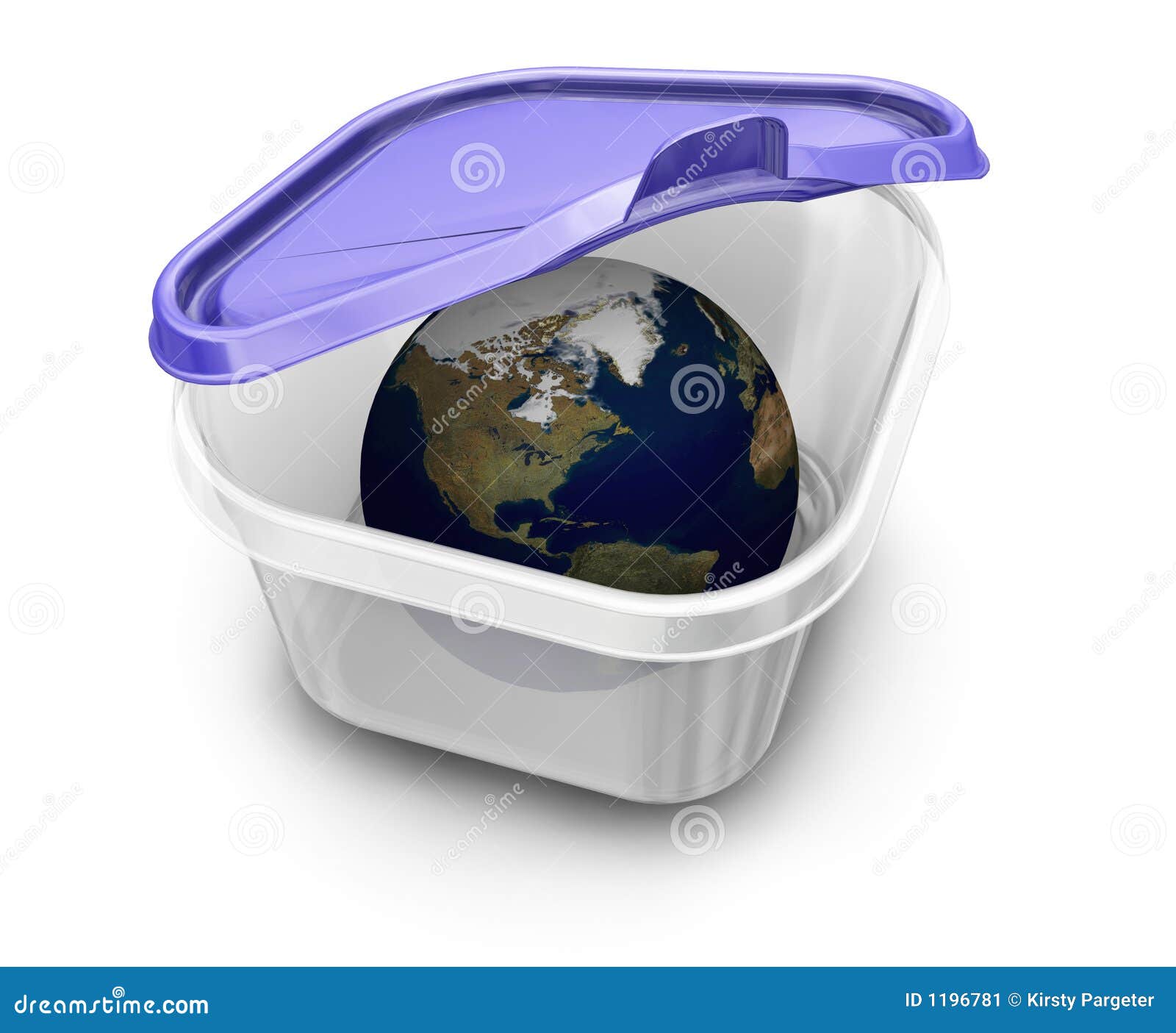 World in a box stock illustration. Illustration of conceptual - 1196781
