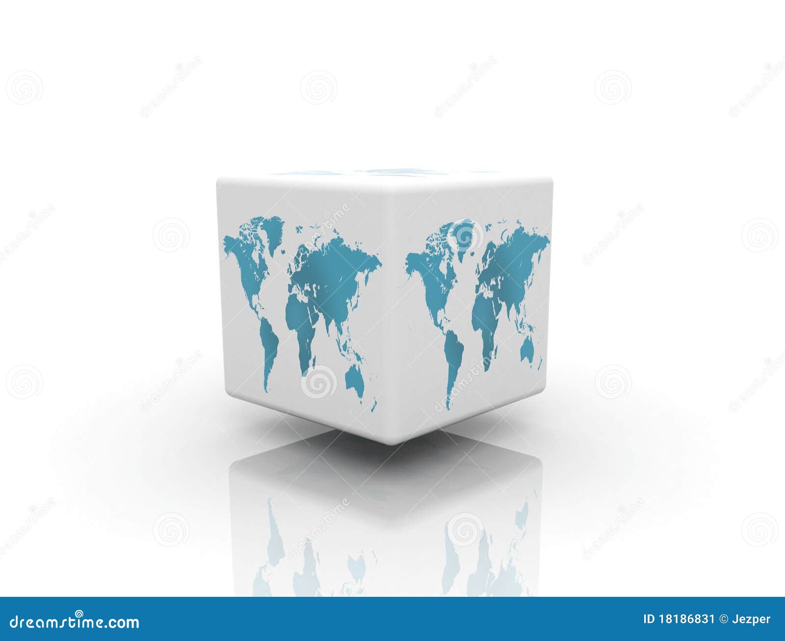 World box stock illustration. Illustration of geography - 18186831