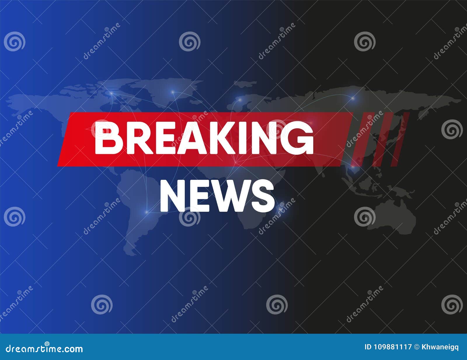 World Breaking News Banner, Vector Design, Illustration Stock Vector ...