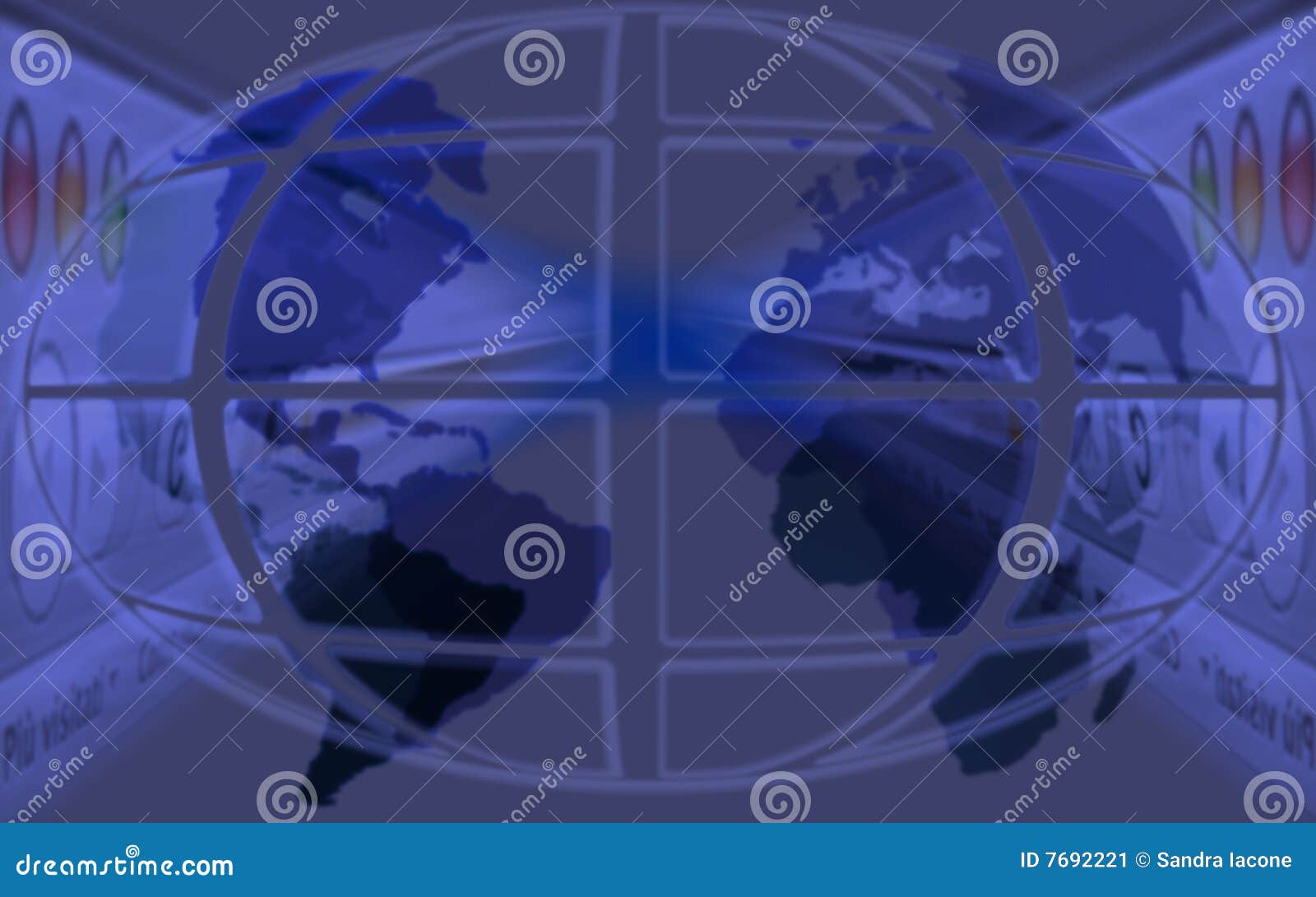 Web Browser Background Concept Glowing Royalty-Free Cartoon ...