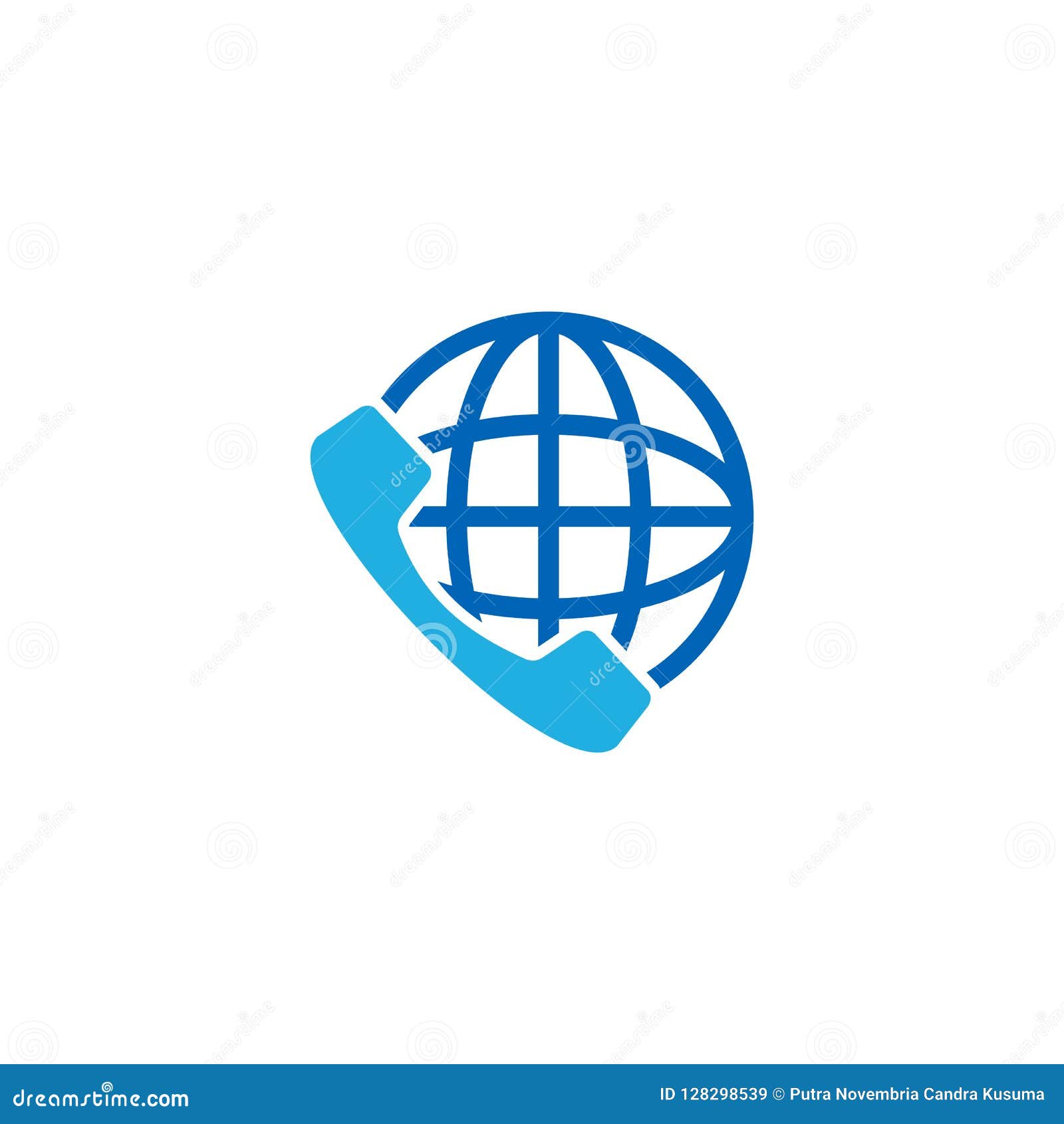 World Call Logo Icon Design Stock Vector - Illustration of branding ...