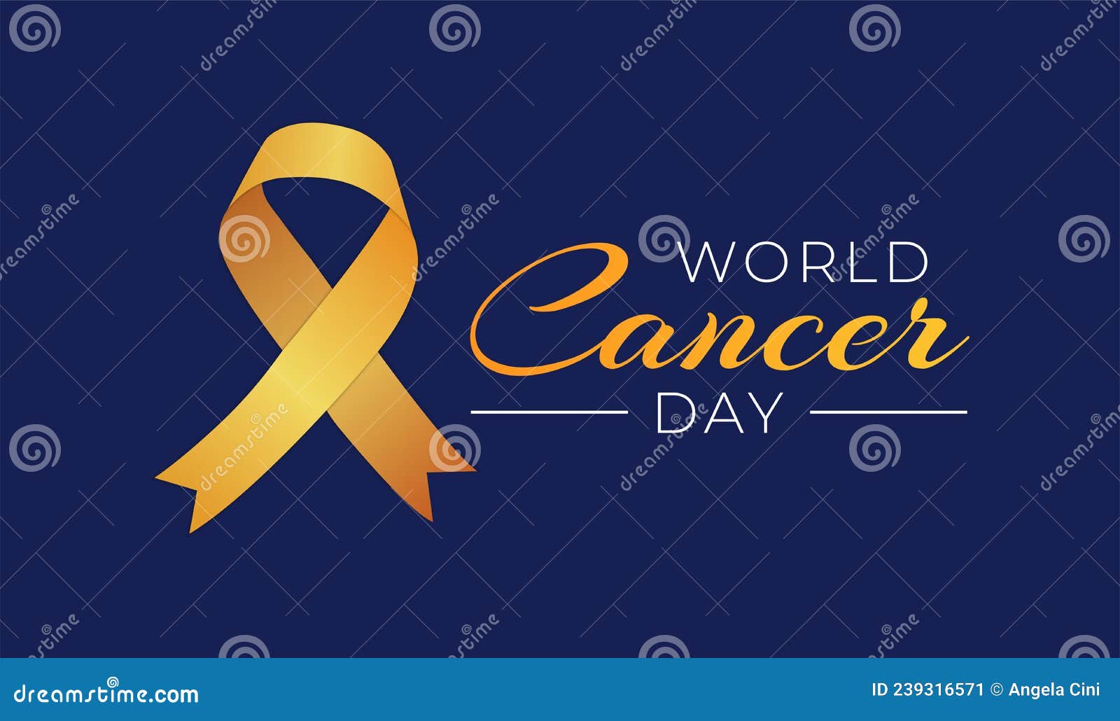 World Cancer Day Background Illustration Stock Vector - Illustration of ...