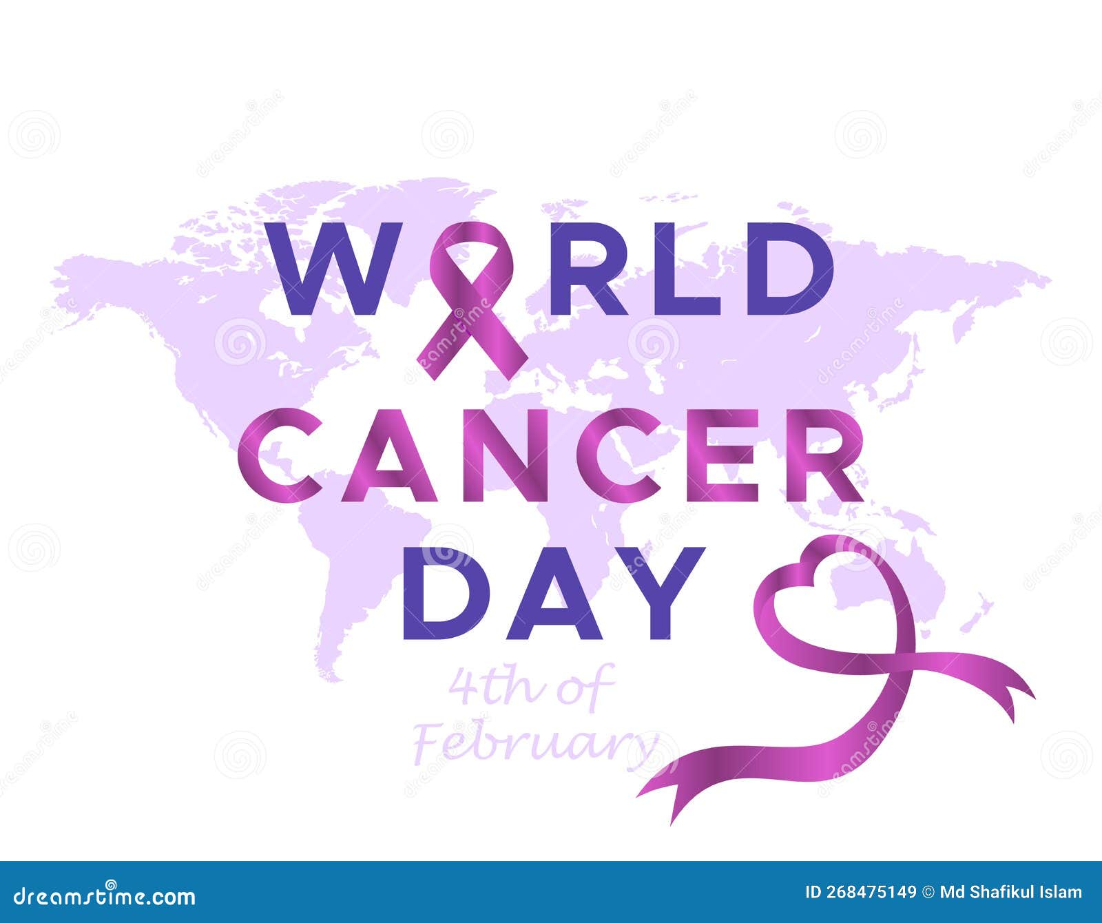 World Cancer Day, Campaign World Cancer Day Poster or Background Design ...
