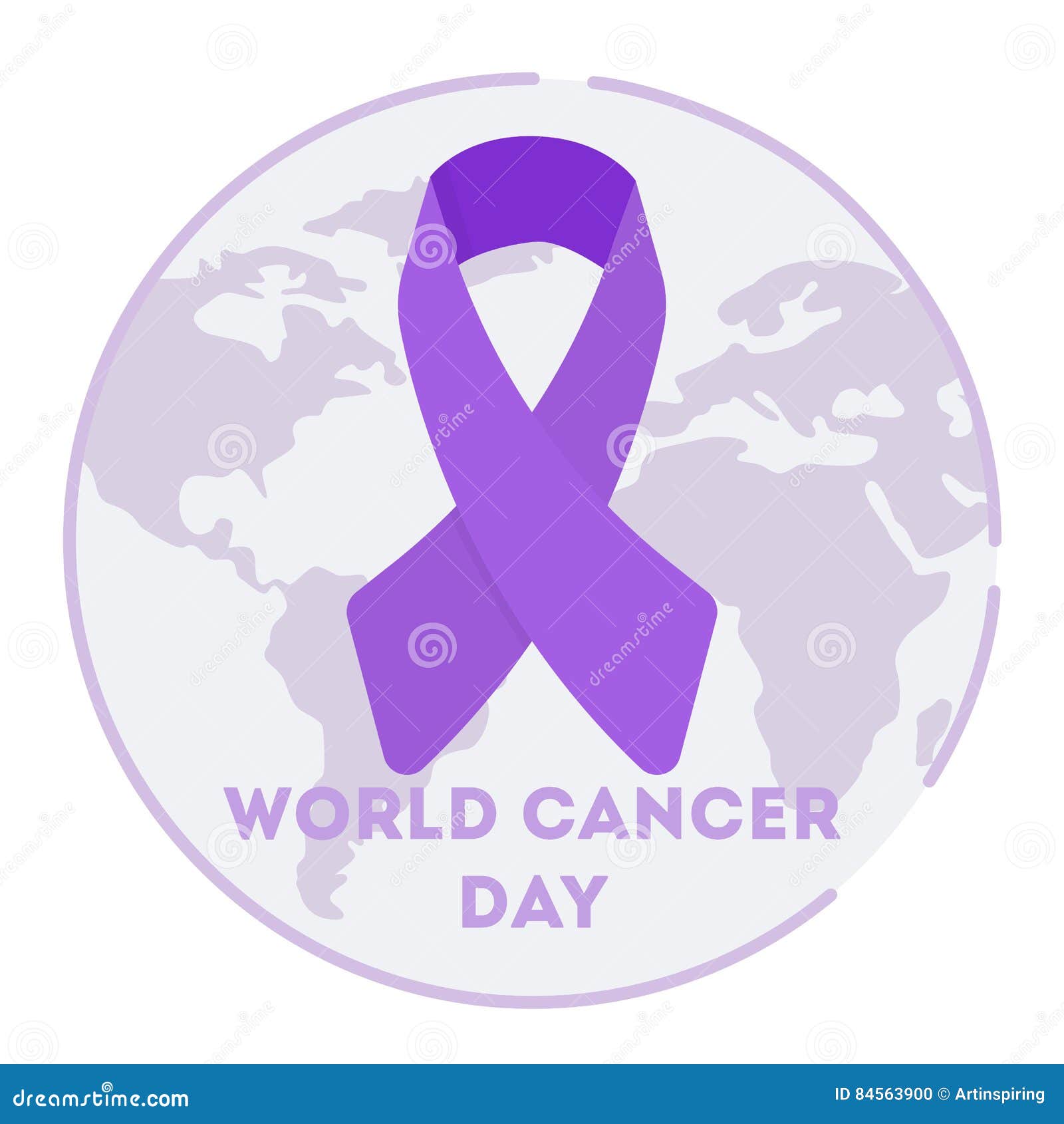 World cancer day. stock vector. Illustration of healthy - 84563900