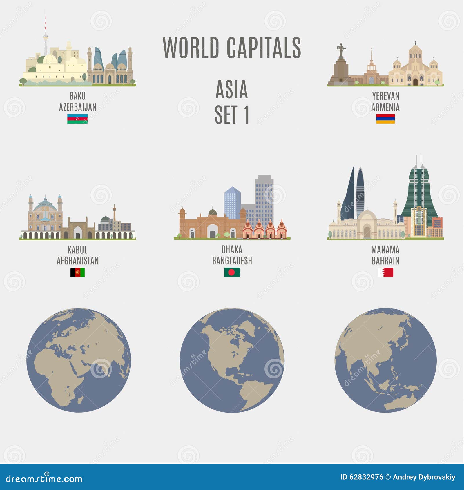 World capitals stock vector. Illustration of exterior - 62832976