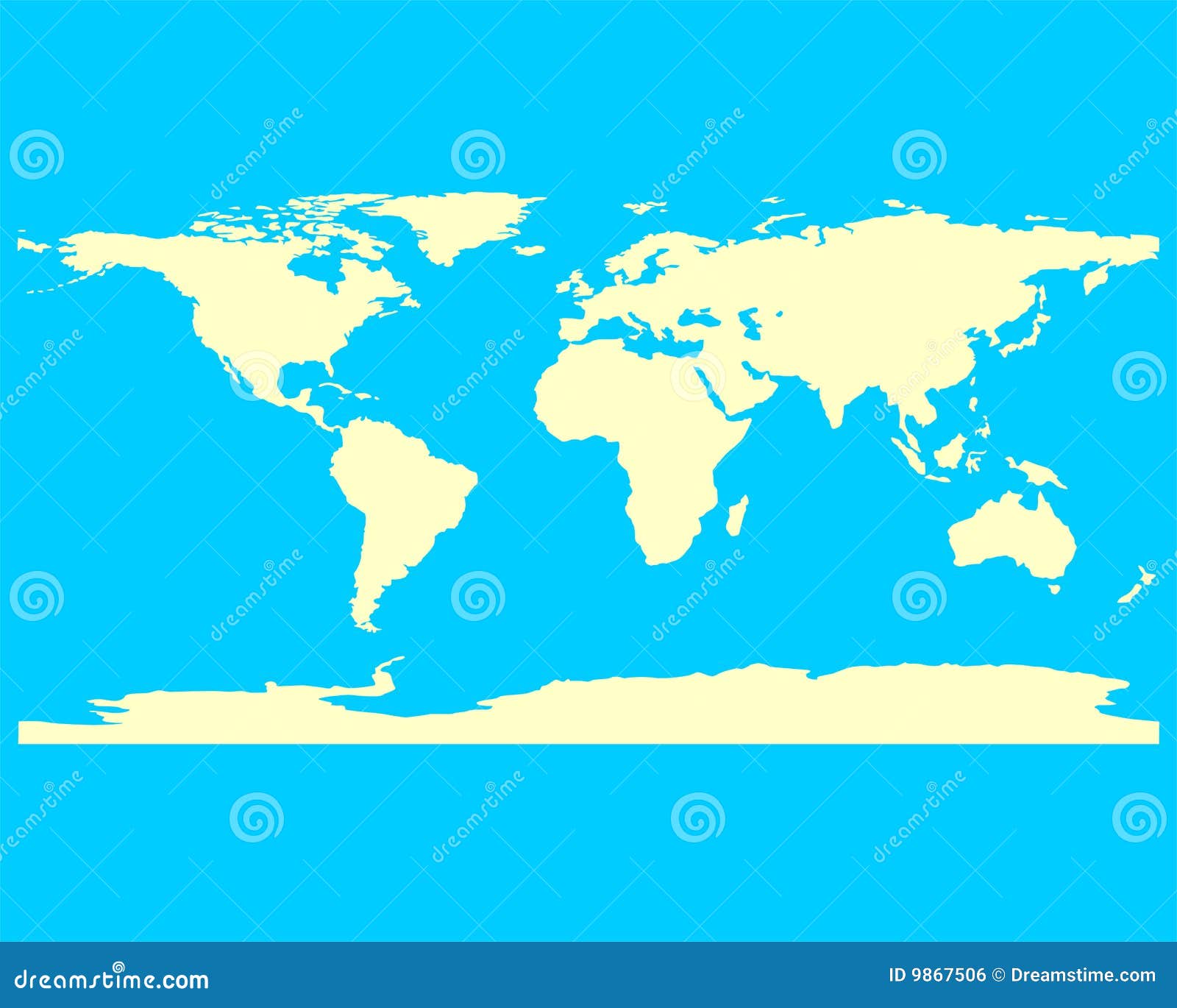 World card stock vector. Illustration of abstract, islands - 9867506