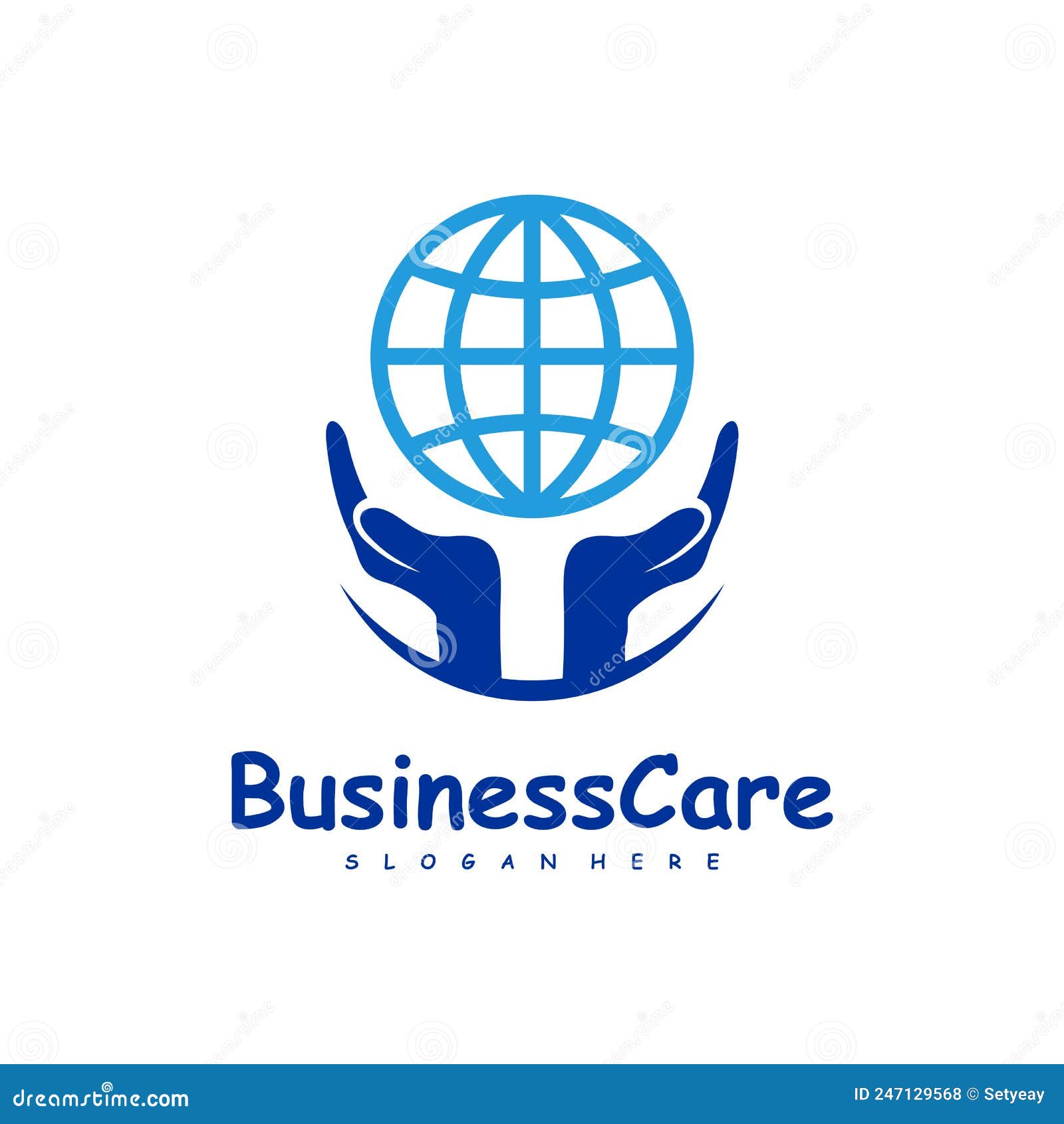 World Care Logo Design Vector. Icon Symbol Stock Illustration ...