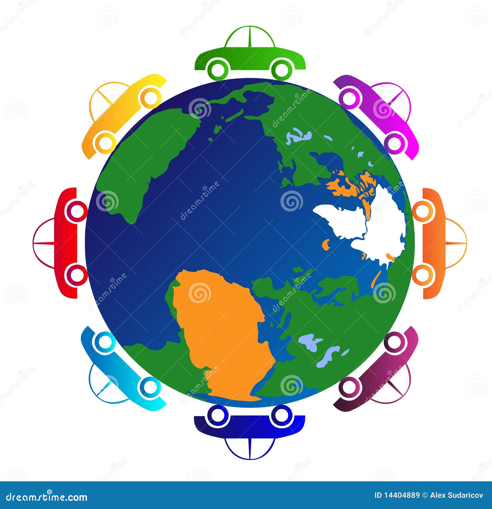 World cars stock vector. Illustration of global, color - 14404889