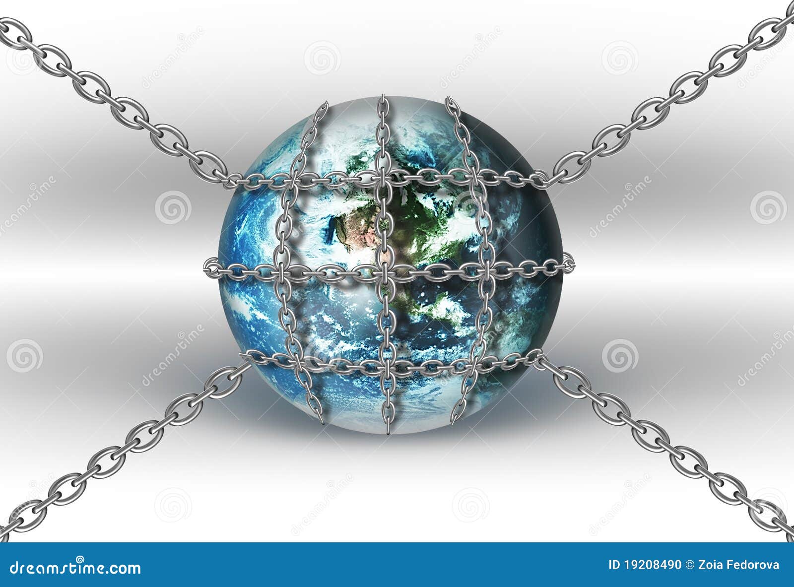 Abstract Planet Earth Chains Stock Illustrations – 22 Abstract Planet ...