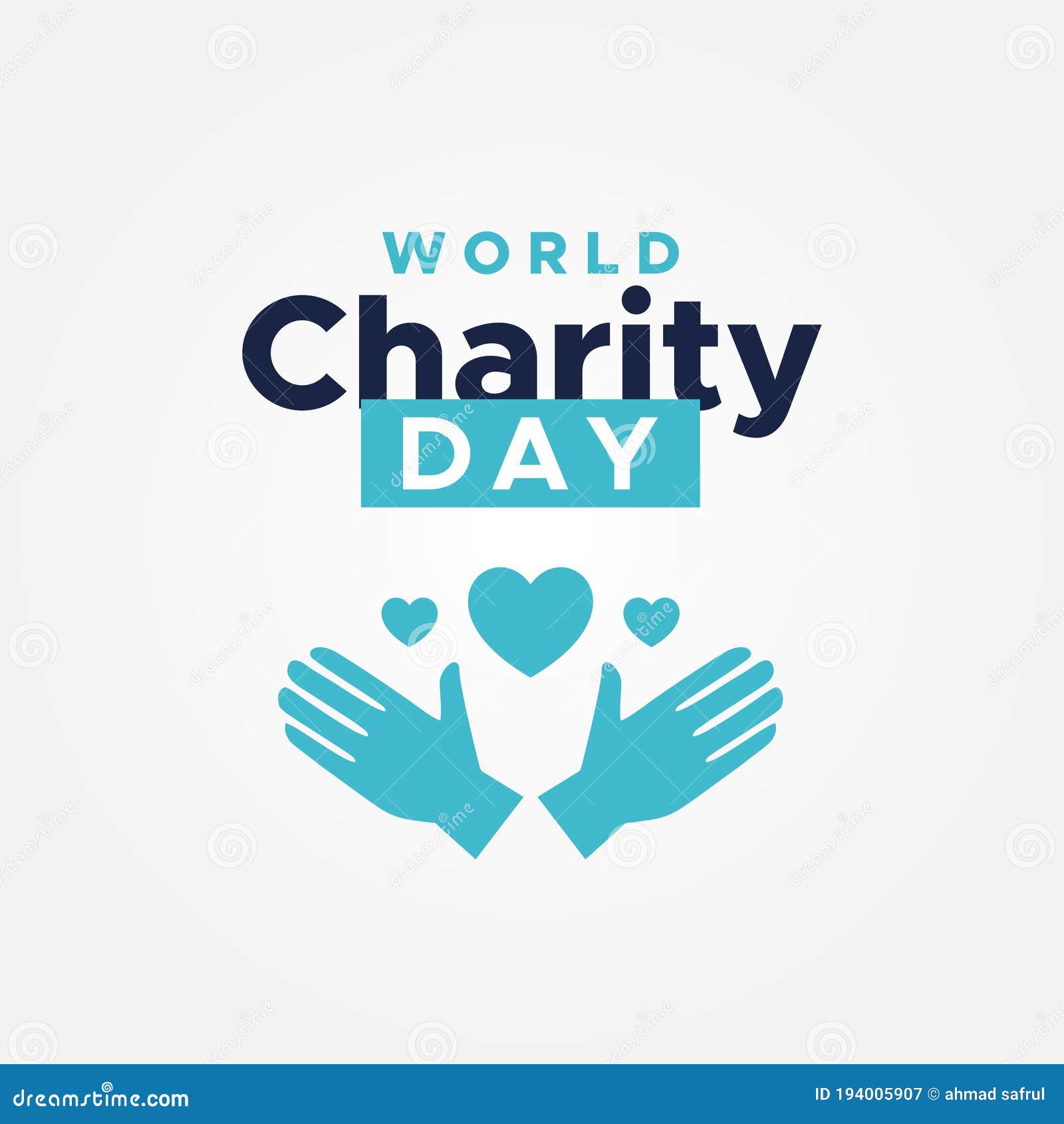 World Charity Day Vector Design Illustration Stock Vector ...