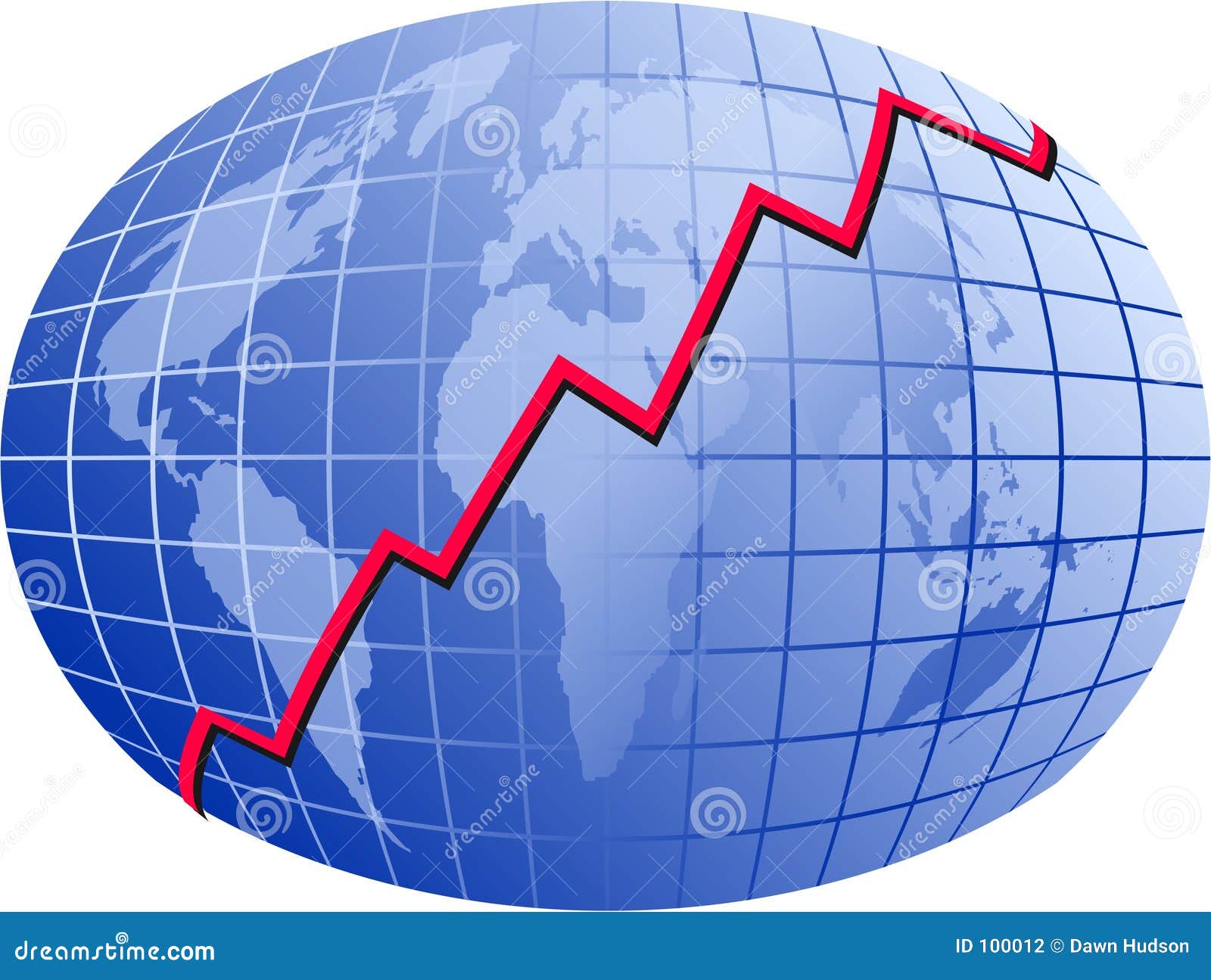 World Chart stock illustration. Illustration of improve - 100012