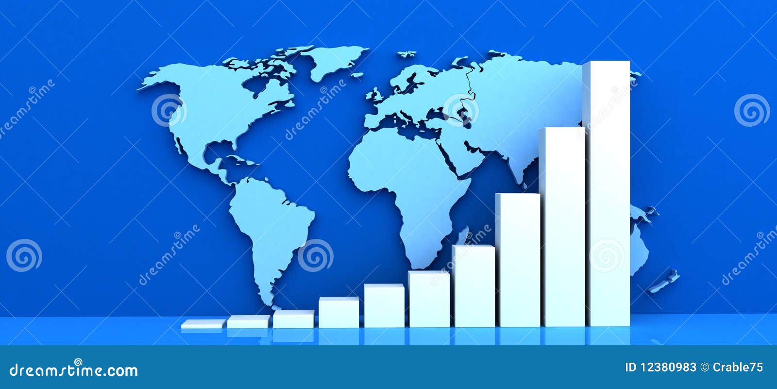World chart stock illustration. Illustration of rendering - 12380983