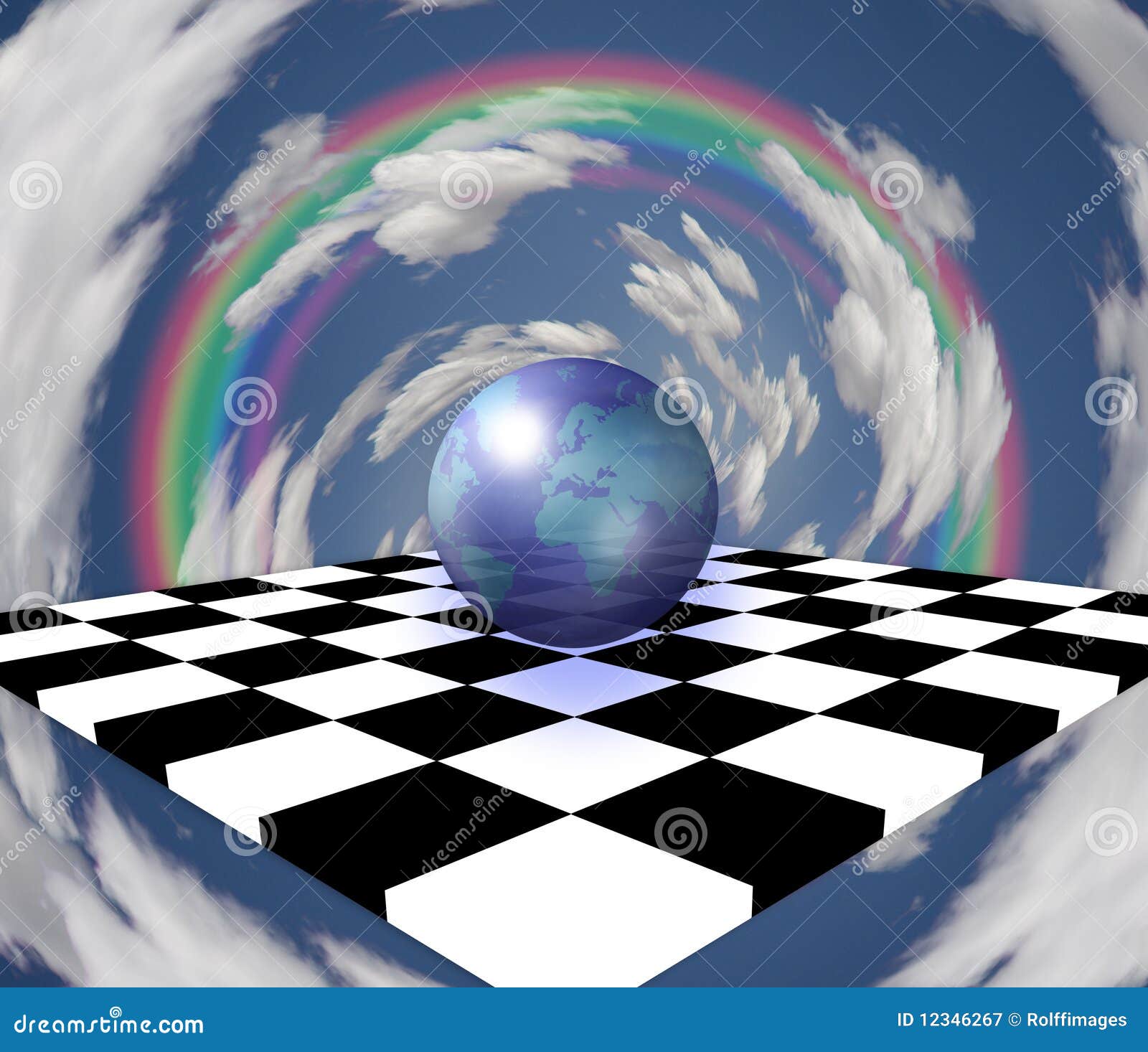 World Chess stock illustration. Illustration of globe - 12346267