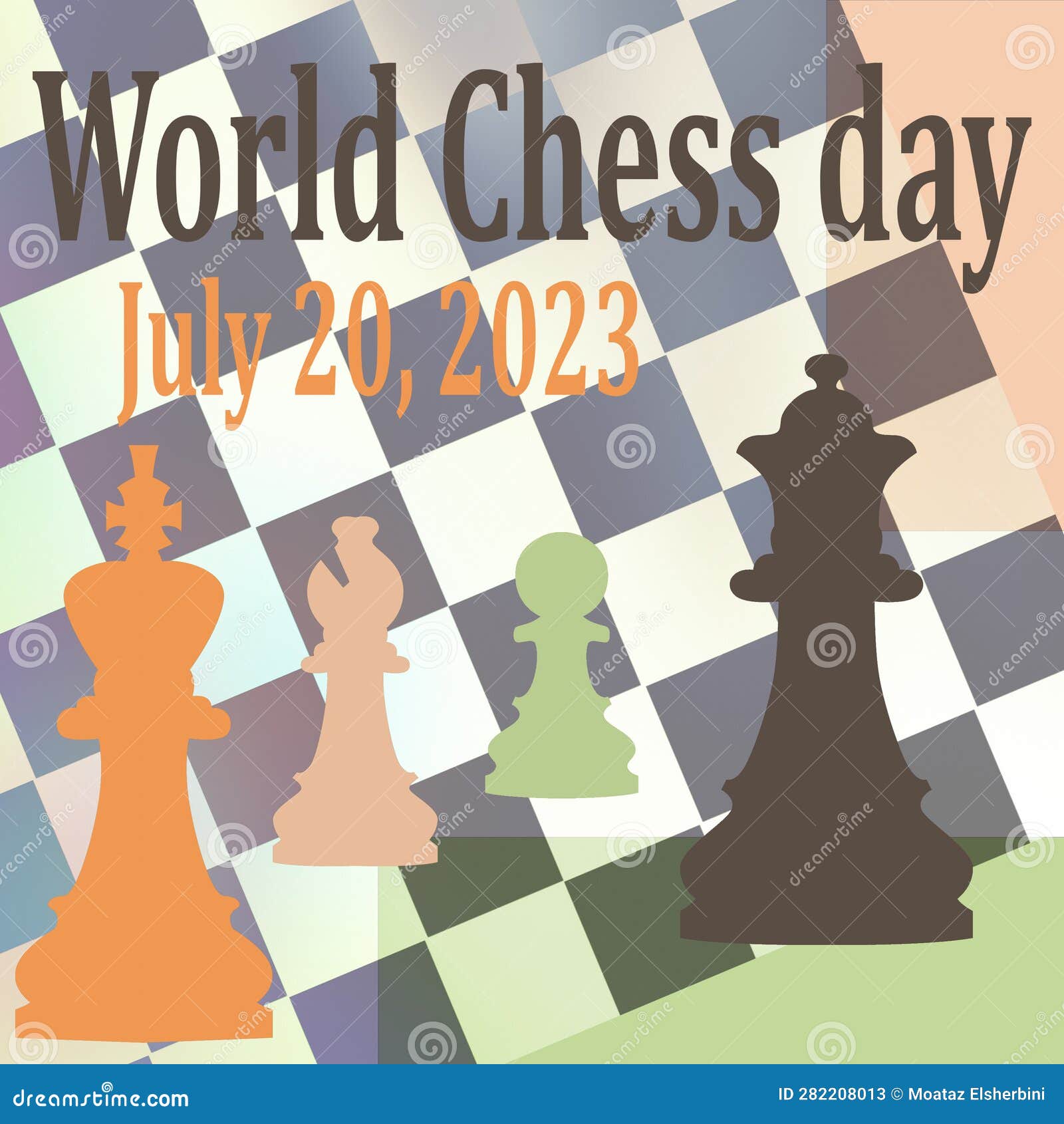 World Chess Day 2024 Aesthetics With Chess Royalty-Free Stock Photo ...