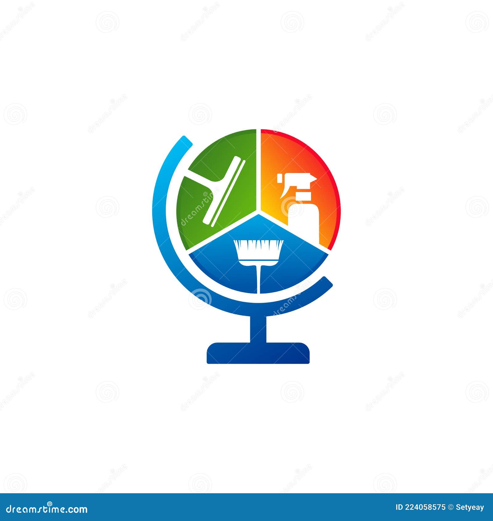 World Clean Logo Vector Template, Creative Clean Logo Design Concepts ...