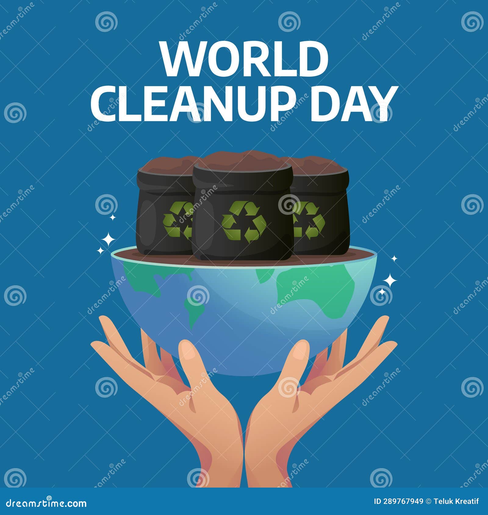 World Cleanup Day Design Template Good for Celebration Usage. Stock ...