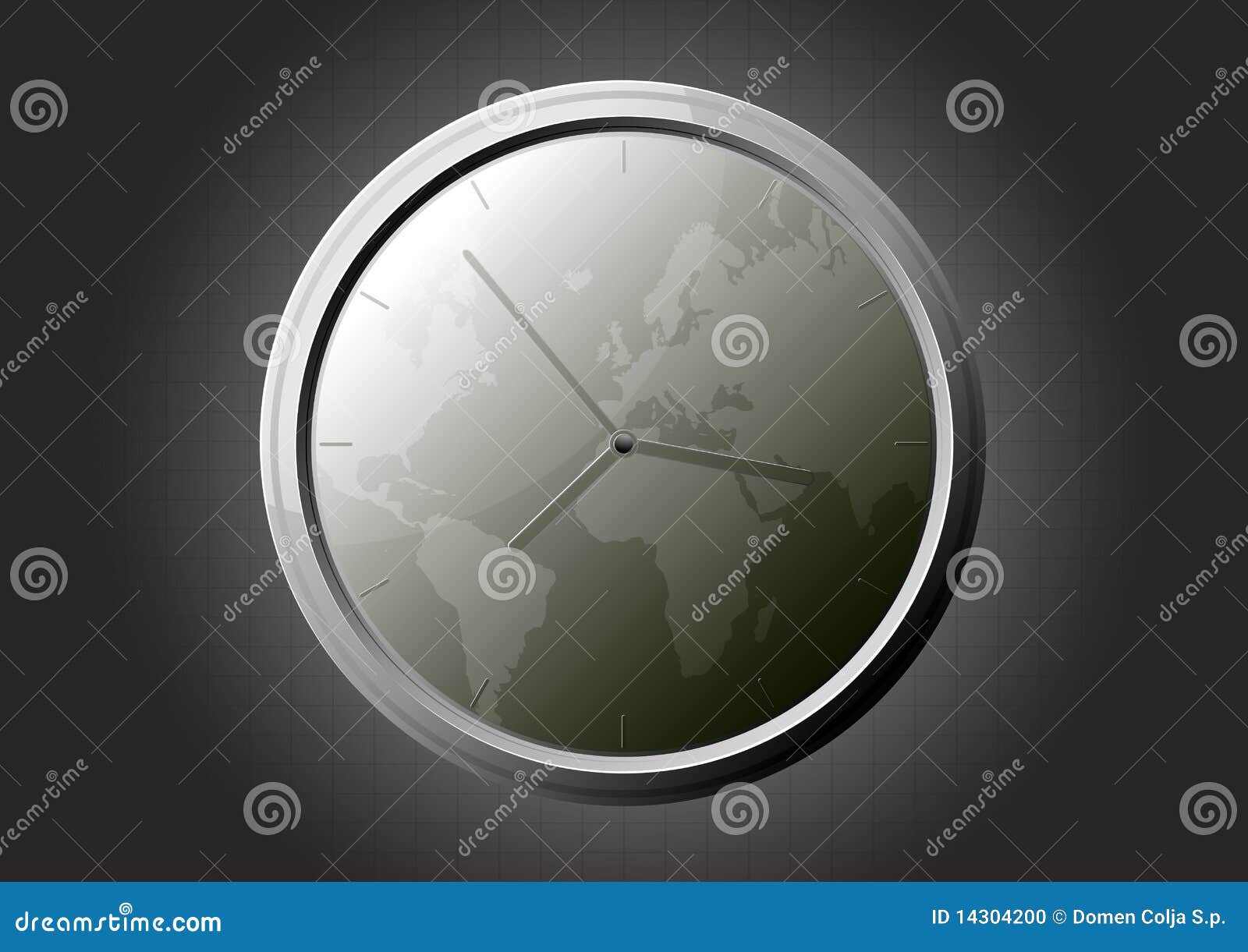 World clock stock vector. Illustration of ticking, geography - 14304200