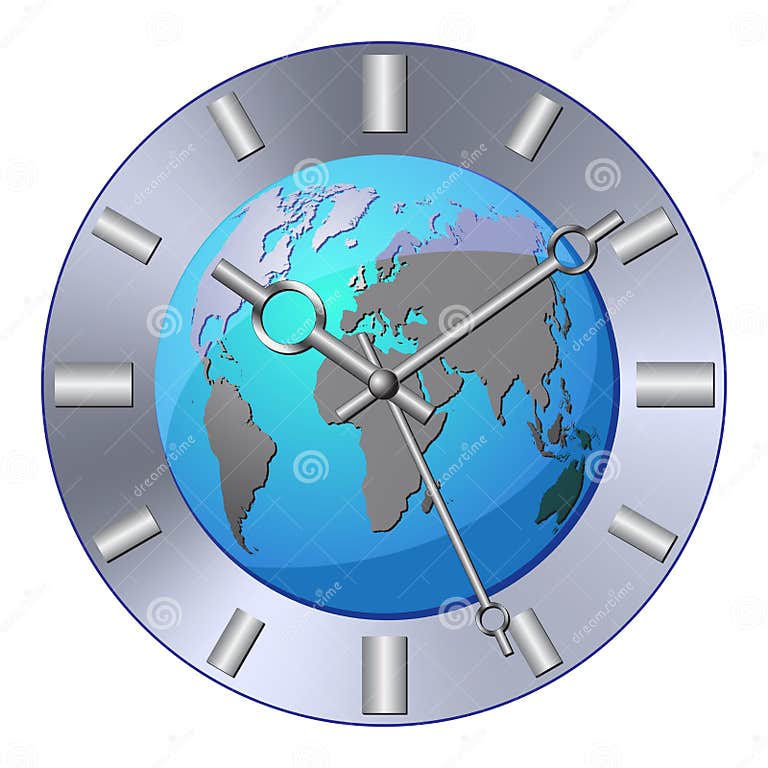 World clock stock vector. Illustration of appointment - 57472443