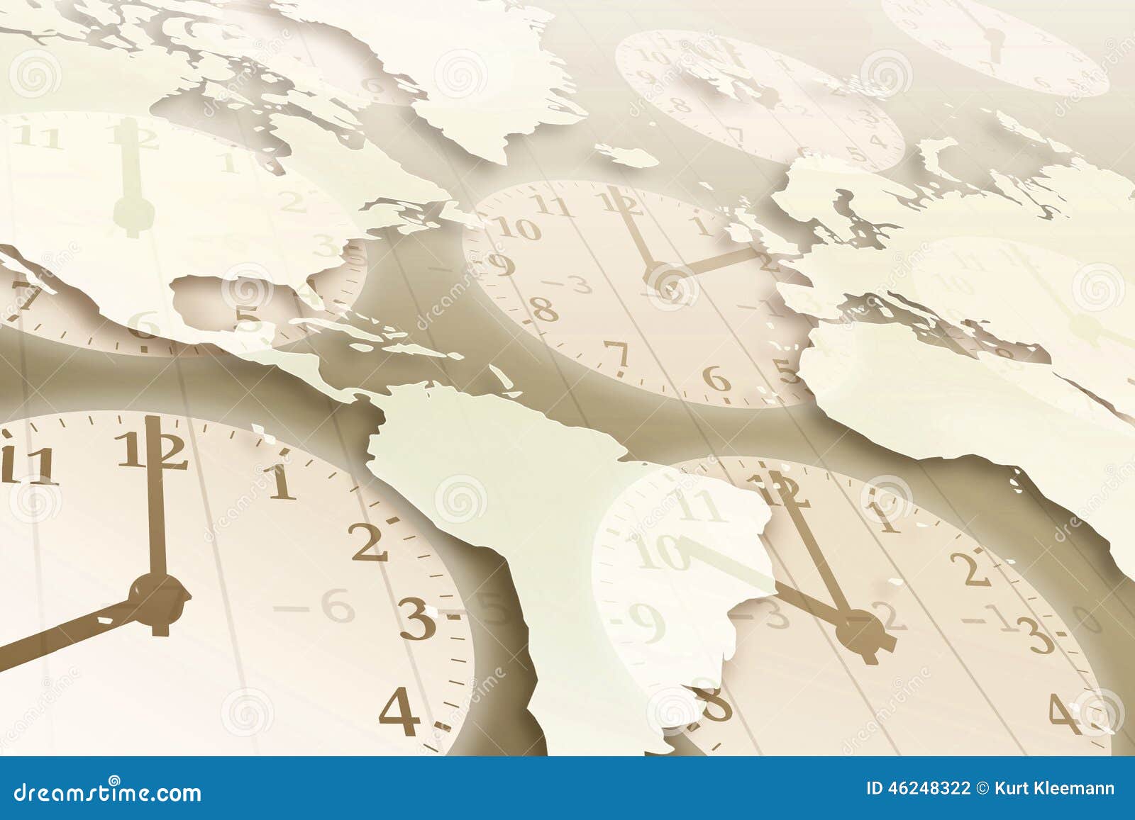 World Clock Royalty-Free Stock Image | CartoonDealer.com #46248322