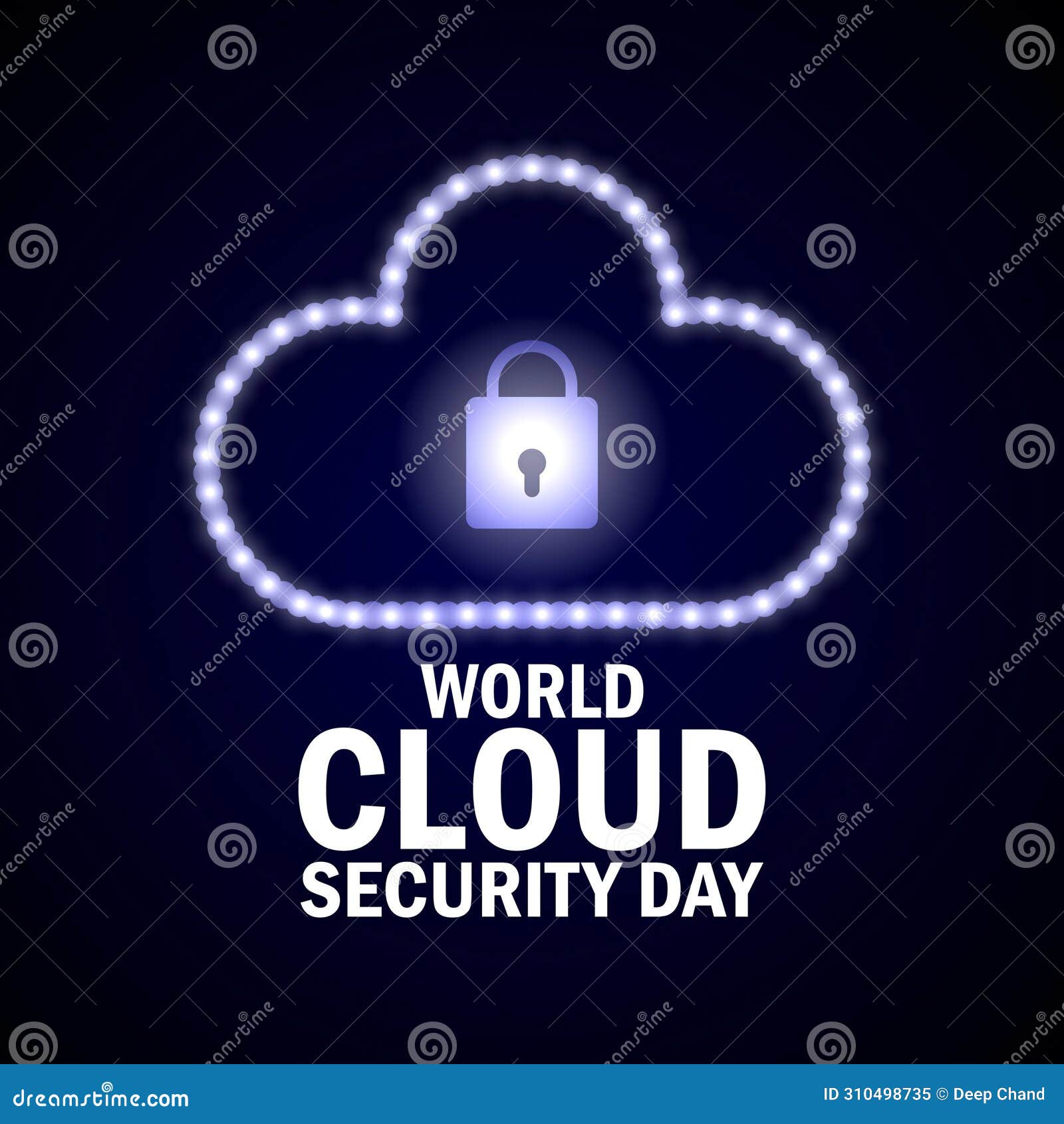 World Cloud Security Day, Background Stock Image - Image of background, storage: 310498735