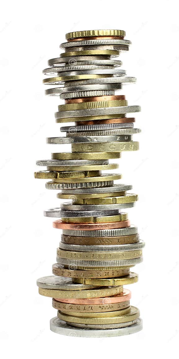 Coins Stack stock photo. Image of heap, currency, cash - 32343662