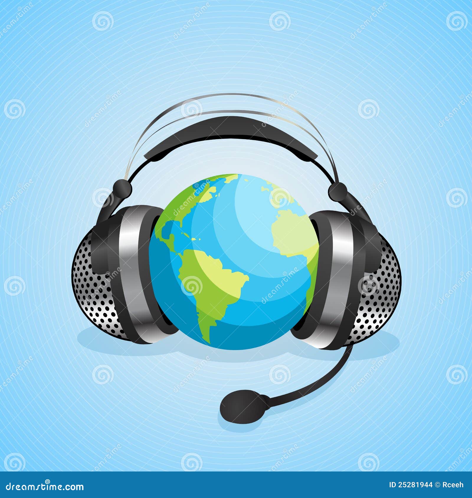 World communication stock vector. Illustration of talkart - 25281944