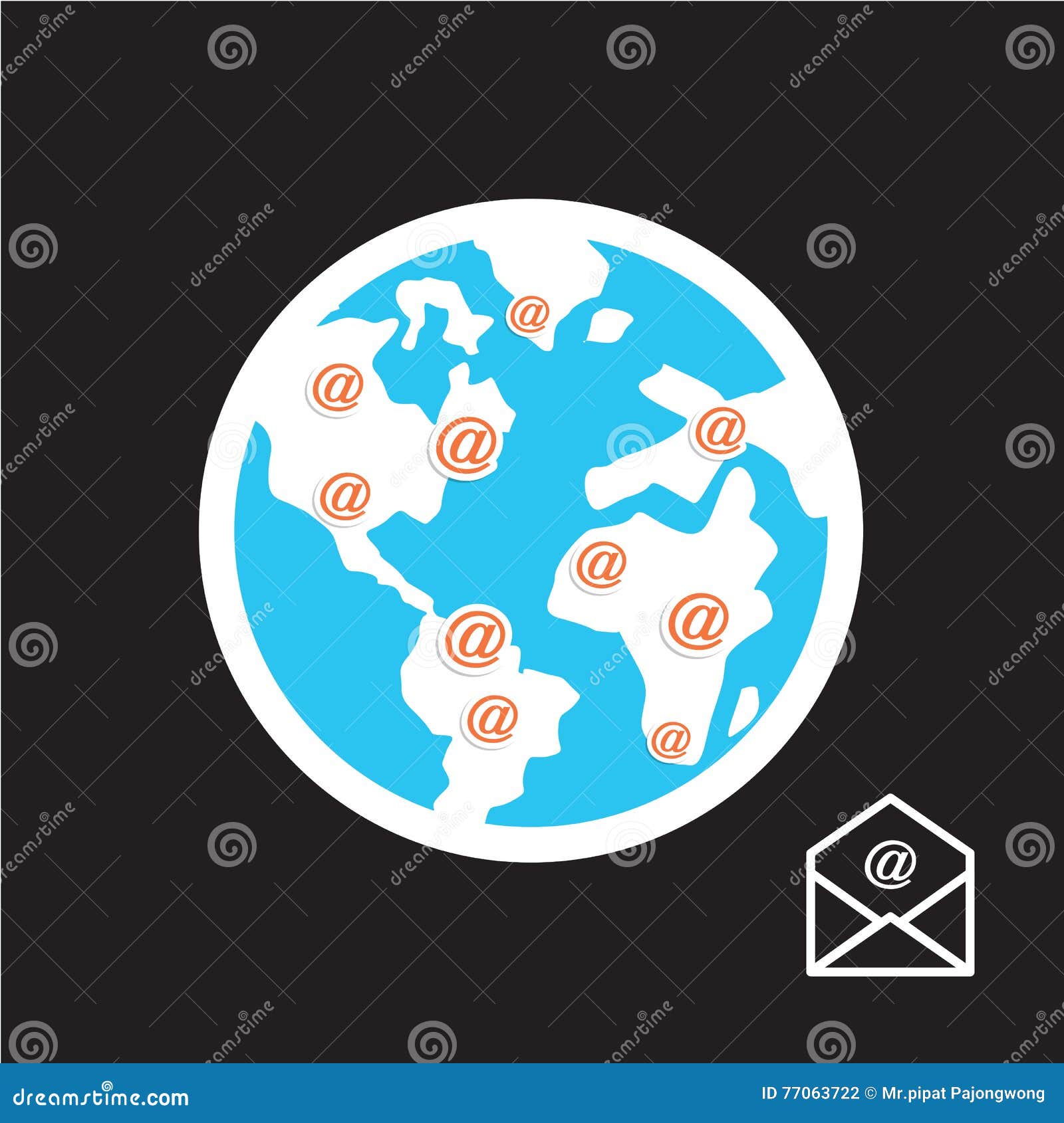 World of Communications stock illustration. Illustration of business ...