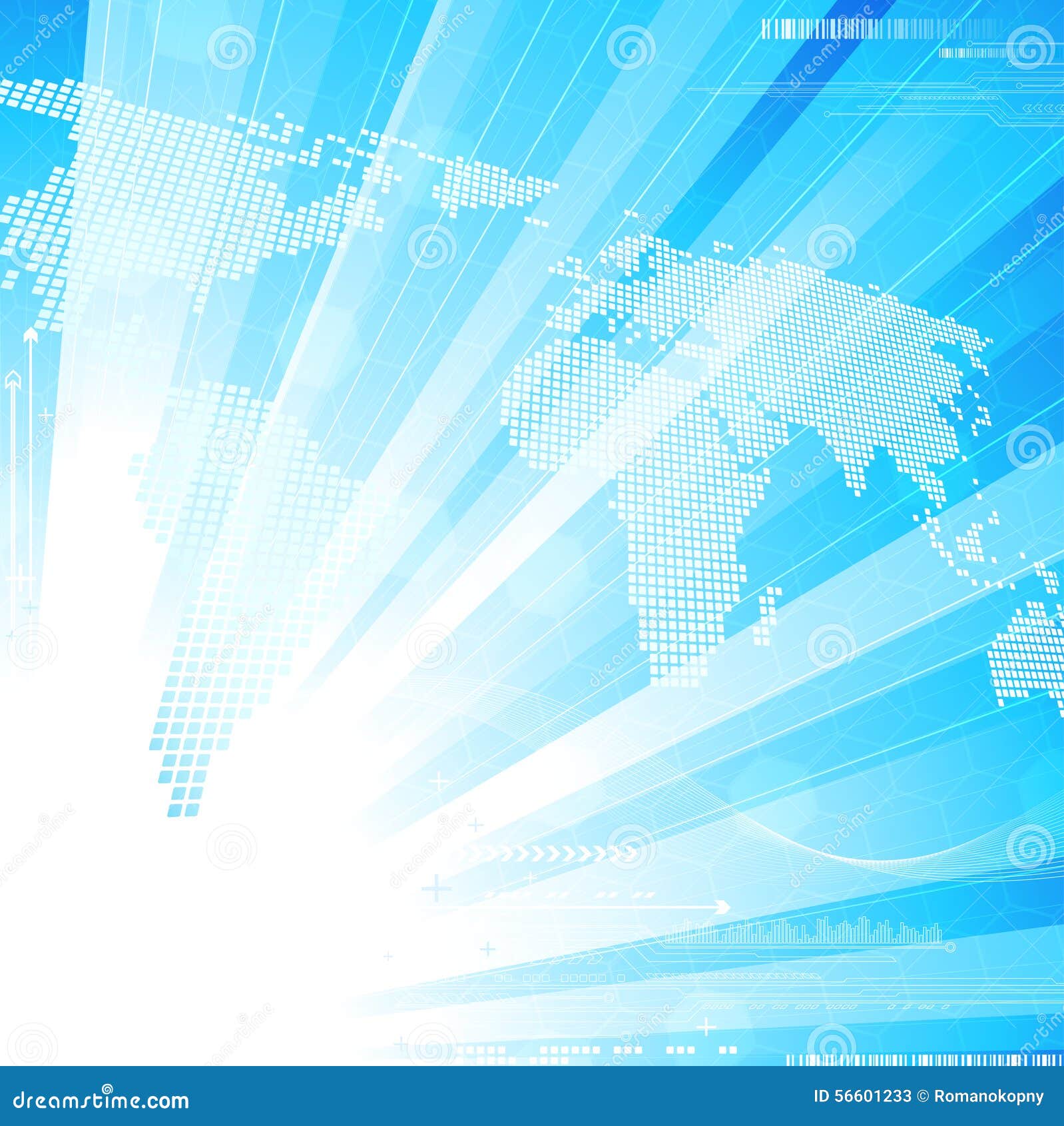 World composition. stock vector. Illustration of elegance - 56601233