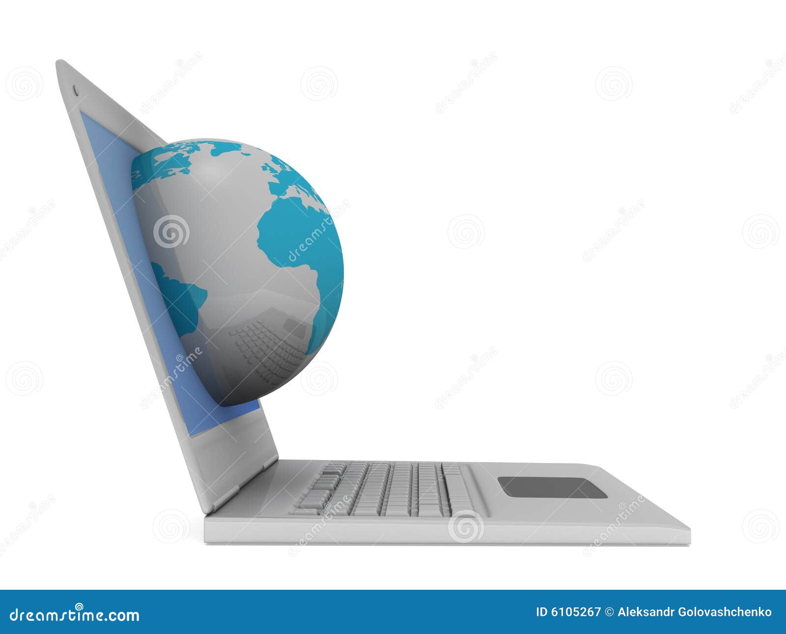 World In Computer Picture. Image: 6105267