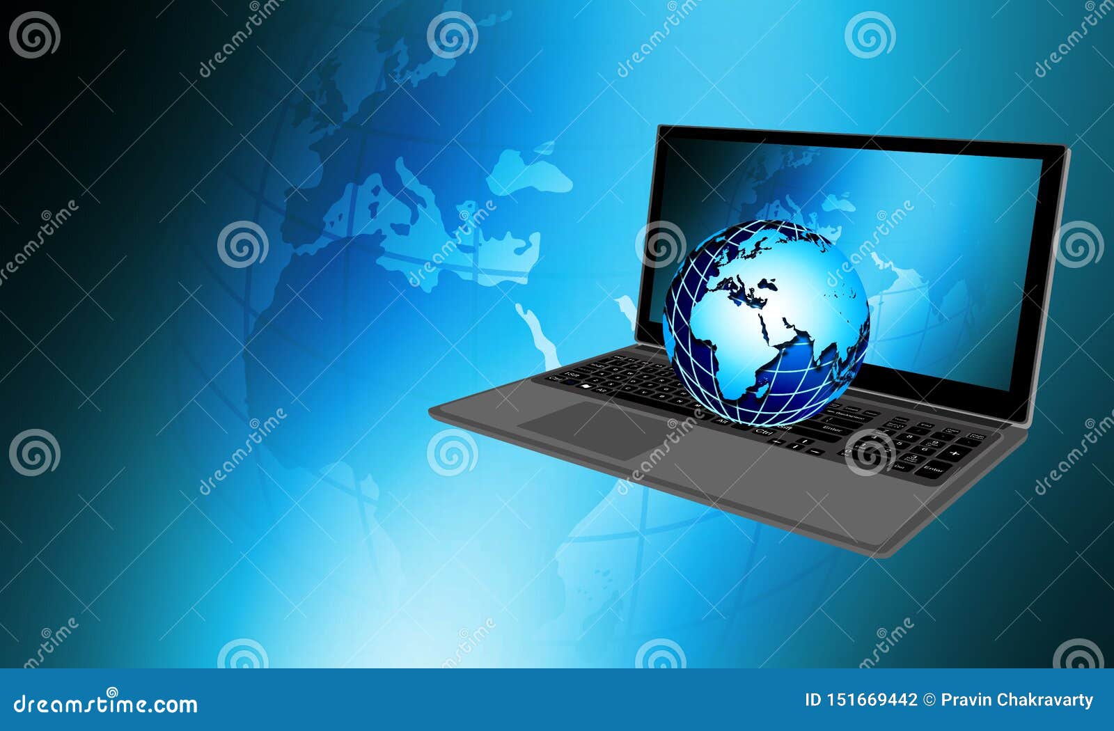 World Computer Network Technology. Technology Communication Stock ...