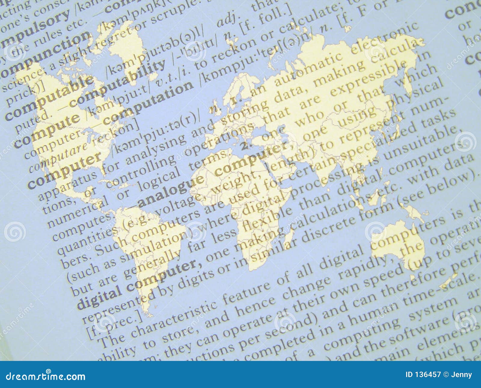 The World of Computers stock illustration. Illustration of page - 136457