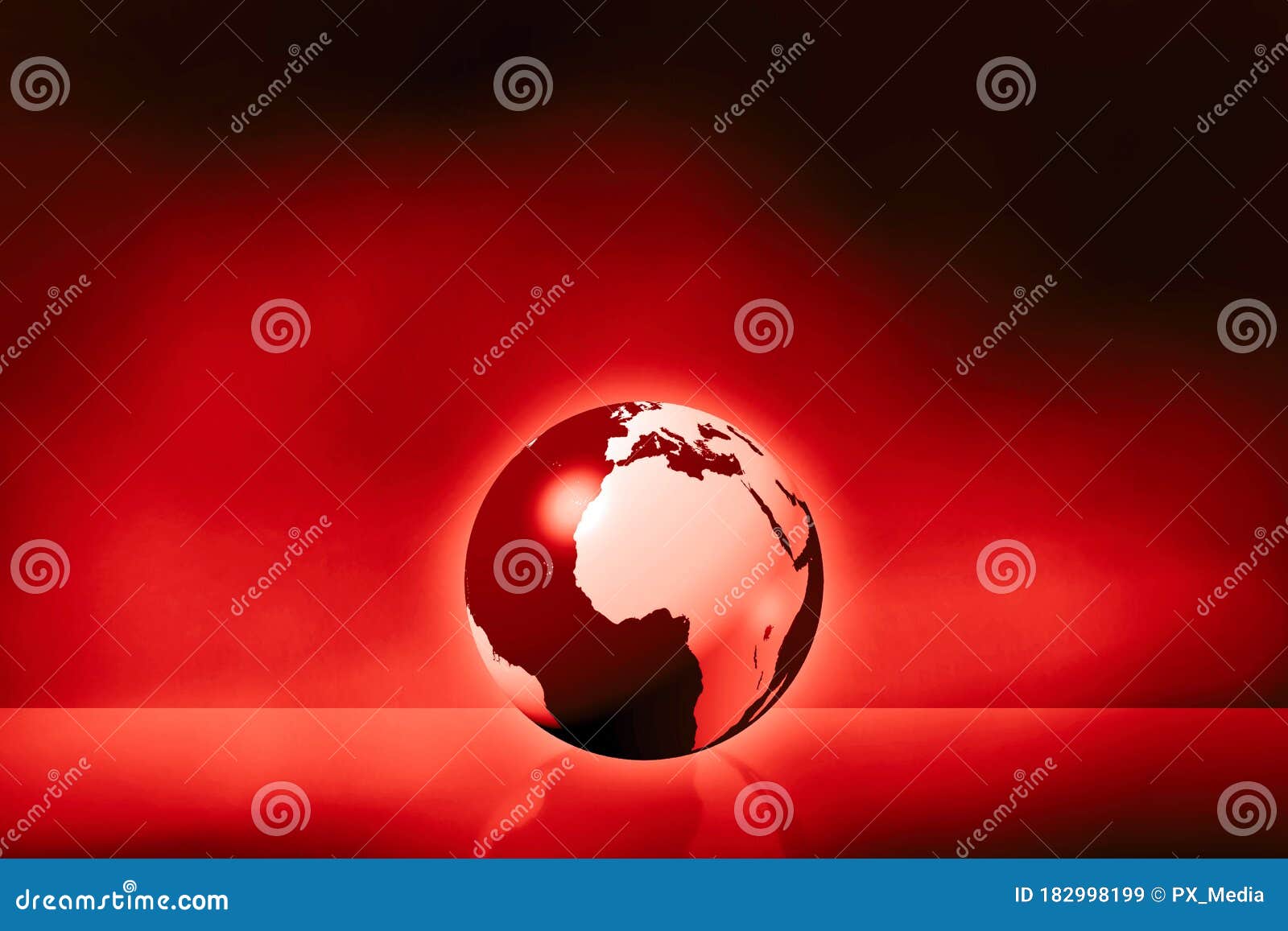 World Map, Abstract Red Background Stock Illustration - Illustration of ...