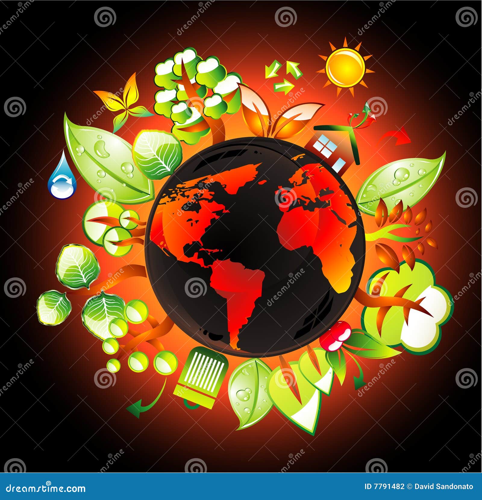 World Concept Background stock vector. Illustration of mainland - 7791482