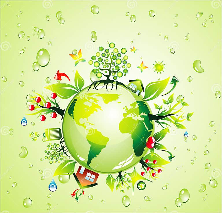 World Concept Background stock vector. Illustration of ecology - 7791522