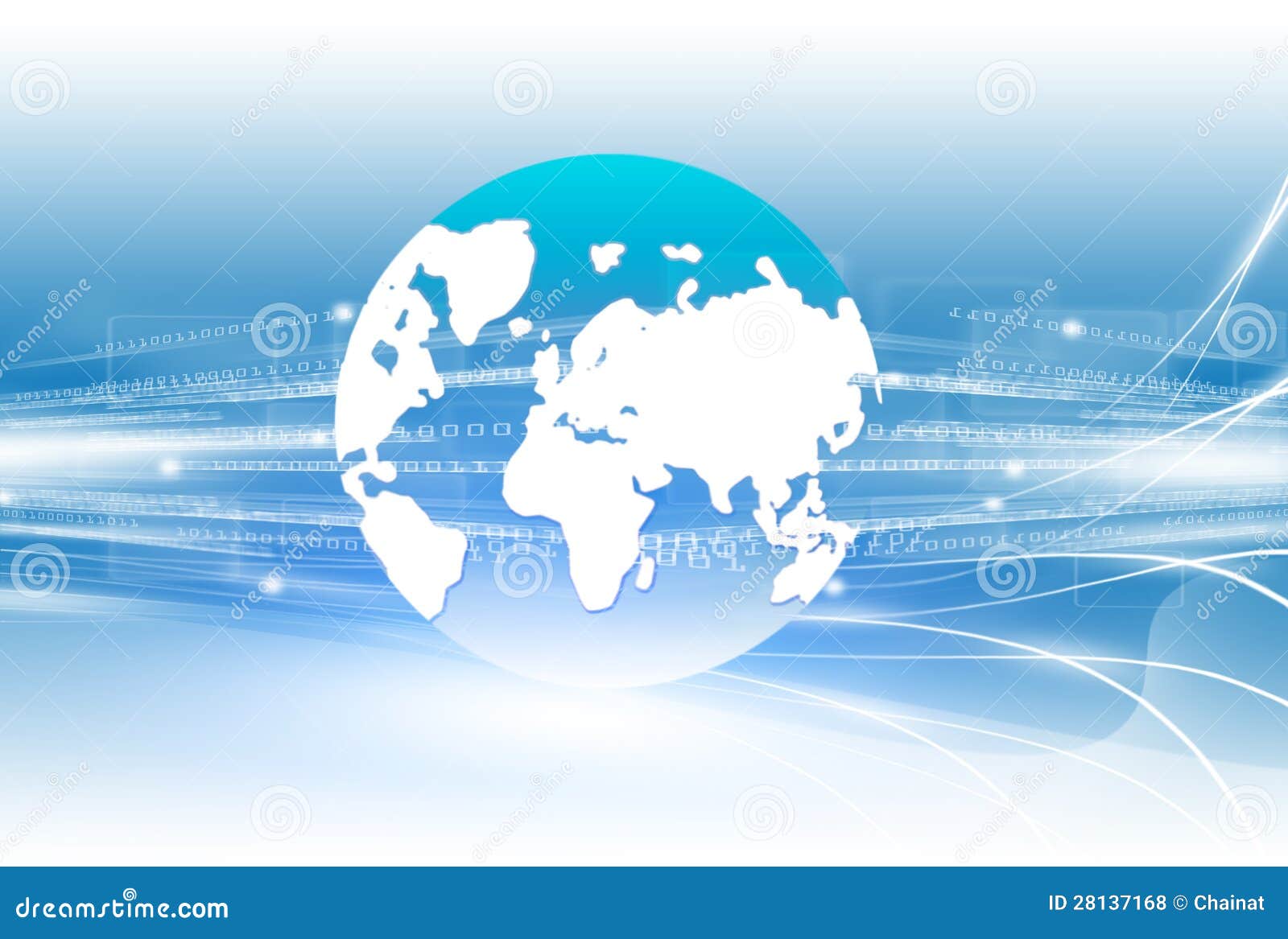 World Connect Technology stock illustration. Illustration of integrated ...