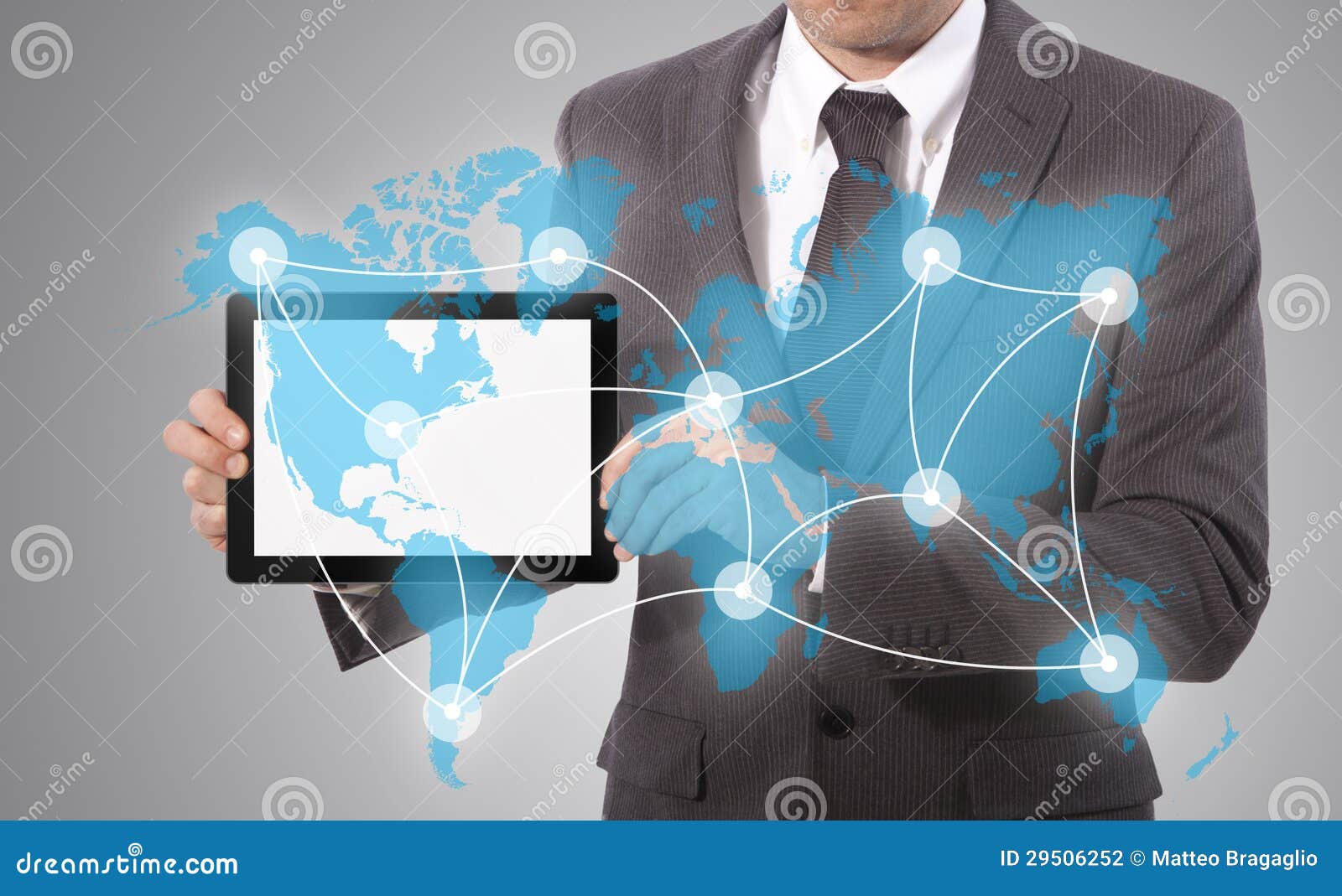World connected stock illustration. Illustration of business - 29506252