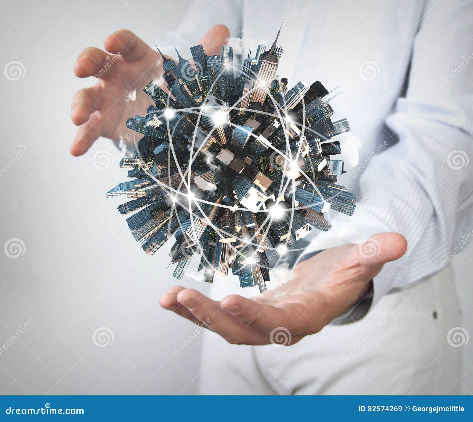 World Town Connection Concept Stock Image - Image of global, connection ...