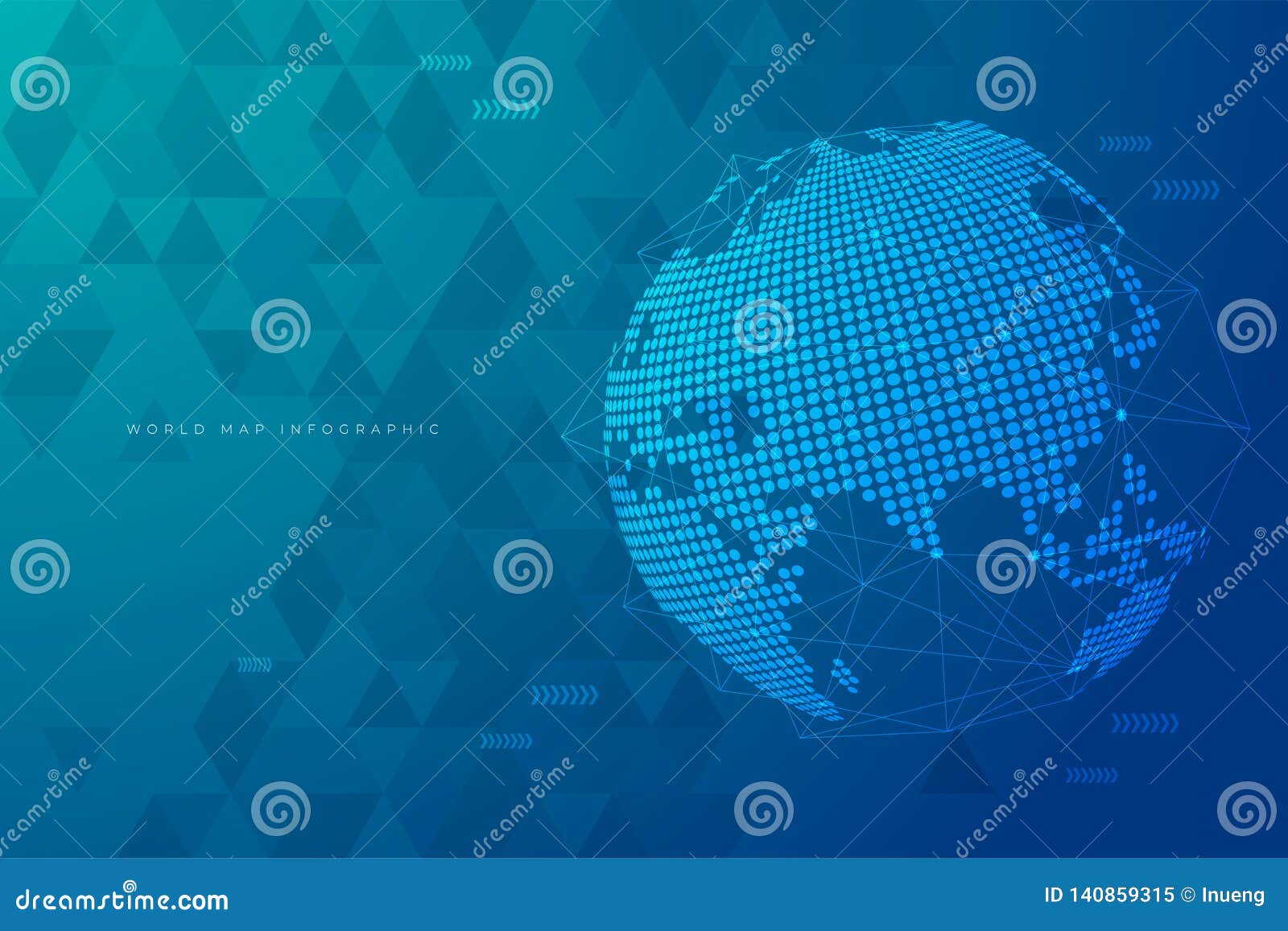 World Connection Design Background. Stock Vector - Illustration of ...