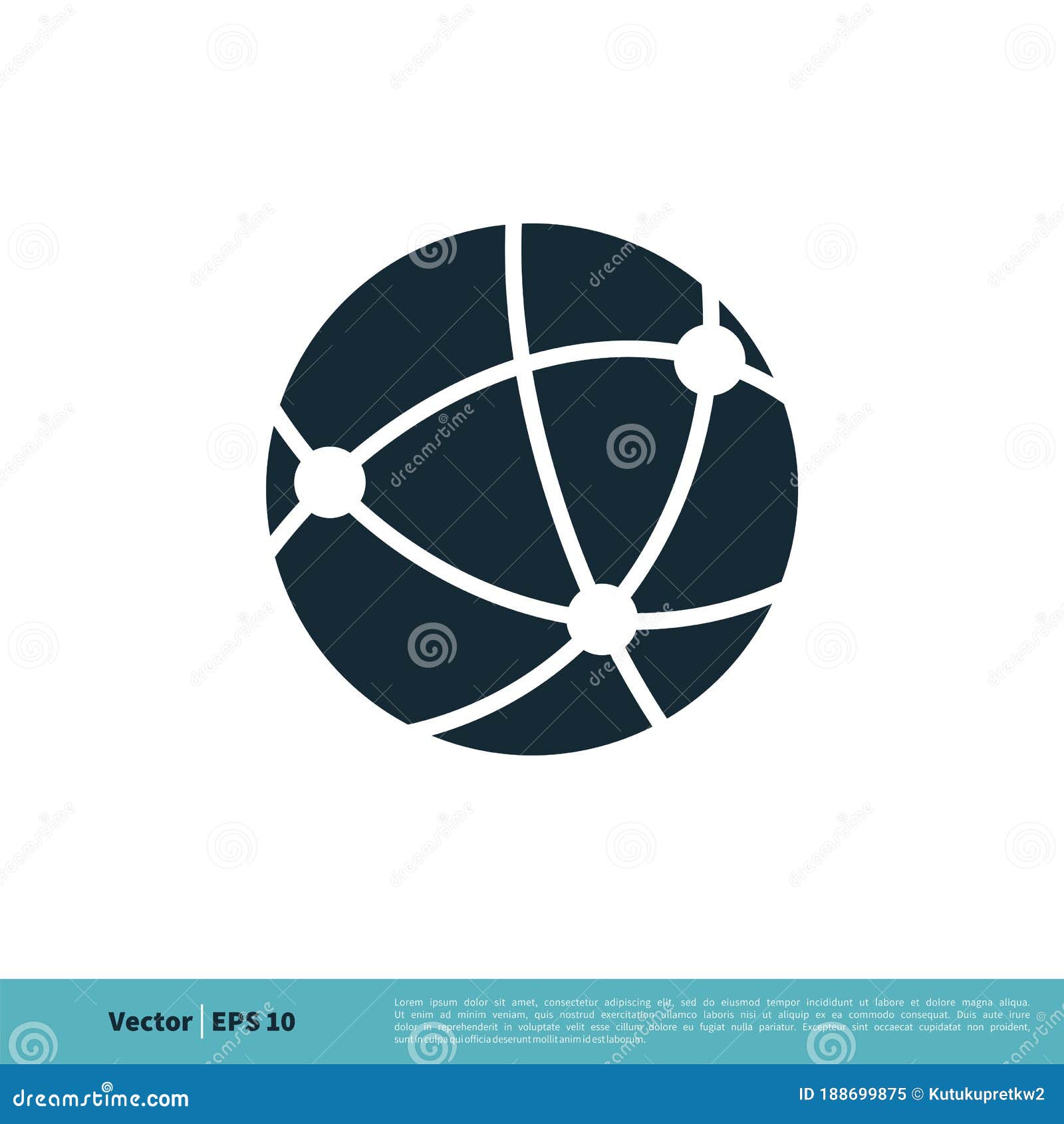 World, Connection Globe Icon Vector Logo Template Illustration Design ...