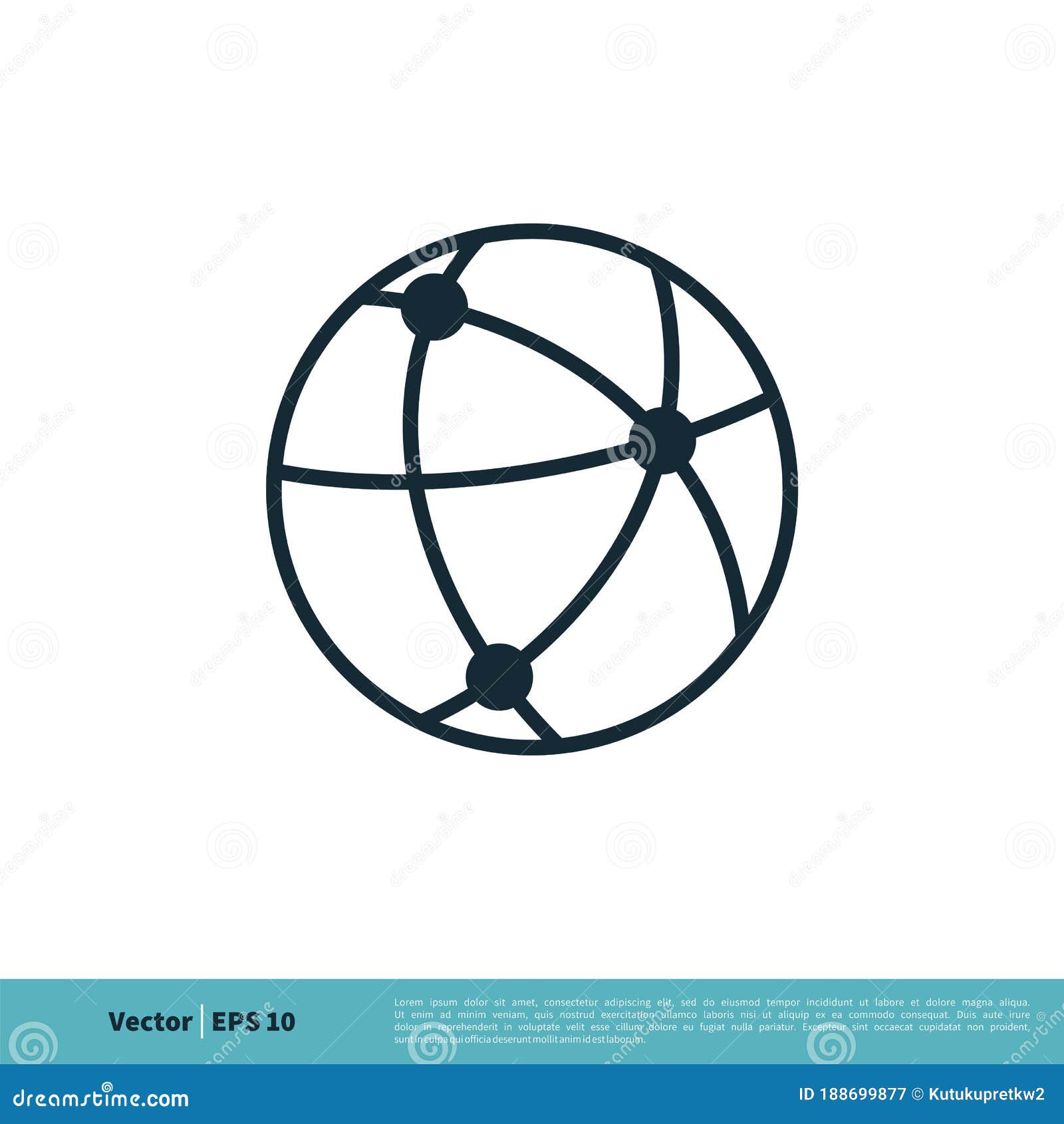 World, Connection Globe Icon Vector Logo Template Illustration Design ...