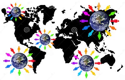 World connections stock illustration. Illustration of difference - 15427820