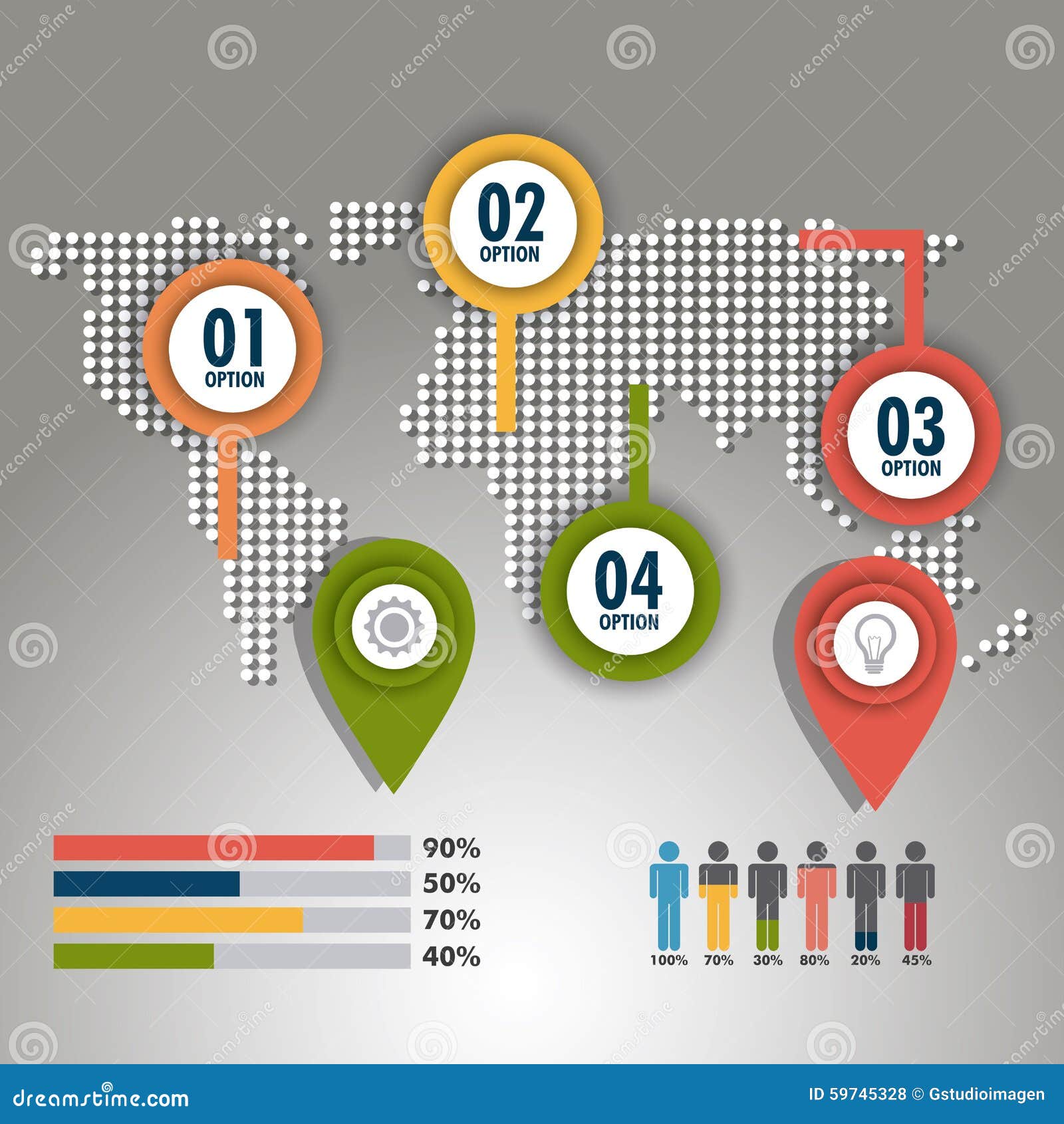 World Connections and Business Infographic Stock Vector - Illustration ...