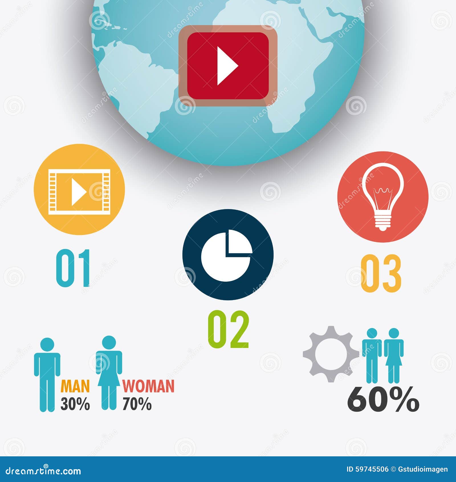 World Connections and Business Infographic Stock Vector - Illustration ...