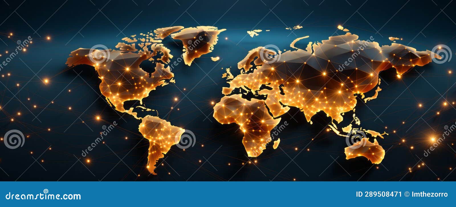 World Connections Map Networks Stock Image - Image of global, generated ...