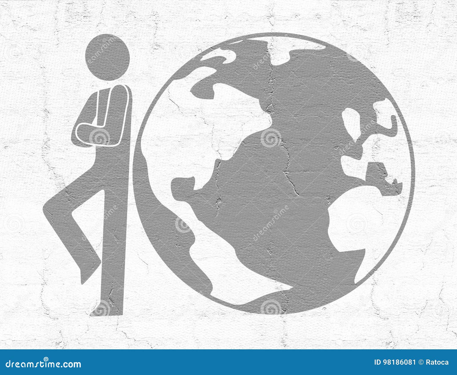 World conquest icon stock illustration. Illustration of concept - 98186081