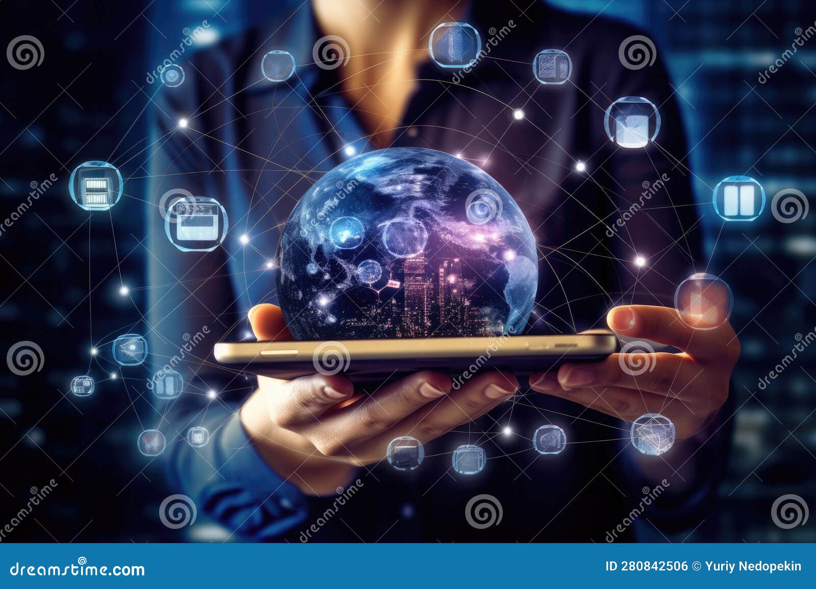 World of Contactless Technologies. Generative AI Stock Photo - Image of ...