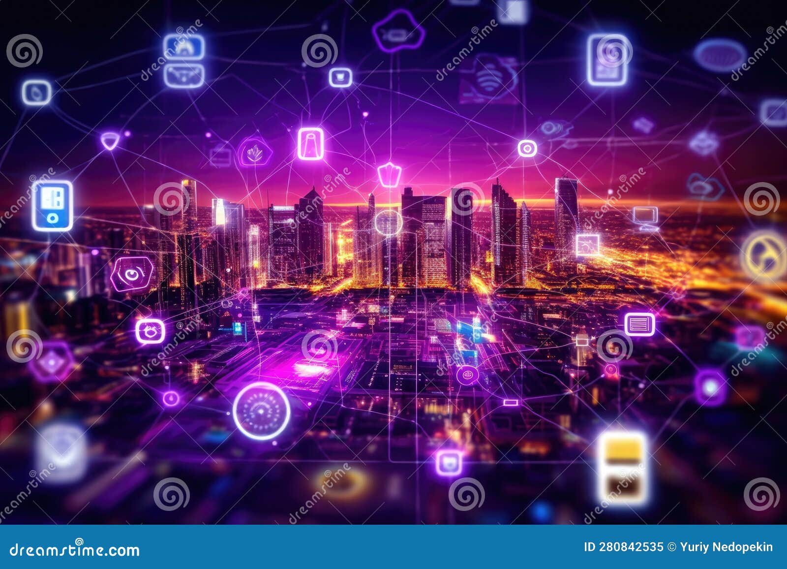 World of Contactless Technologies. Generative AI Stock Image - Image of ...