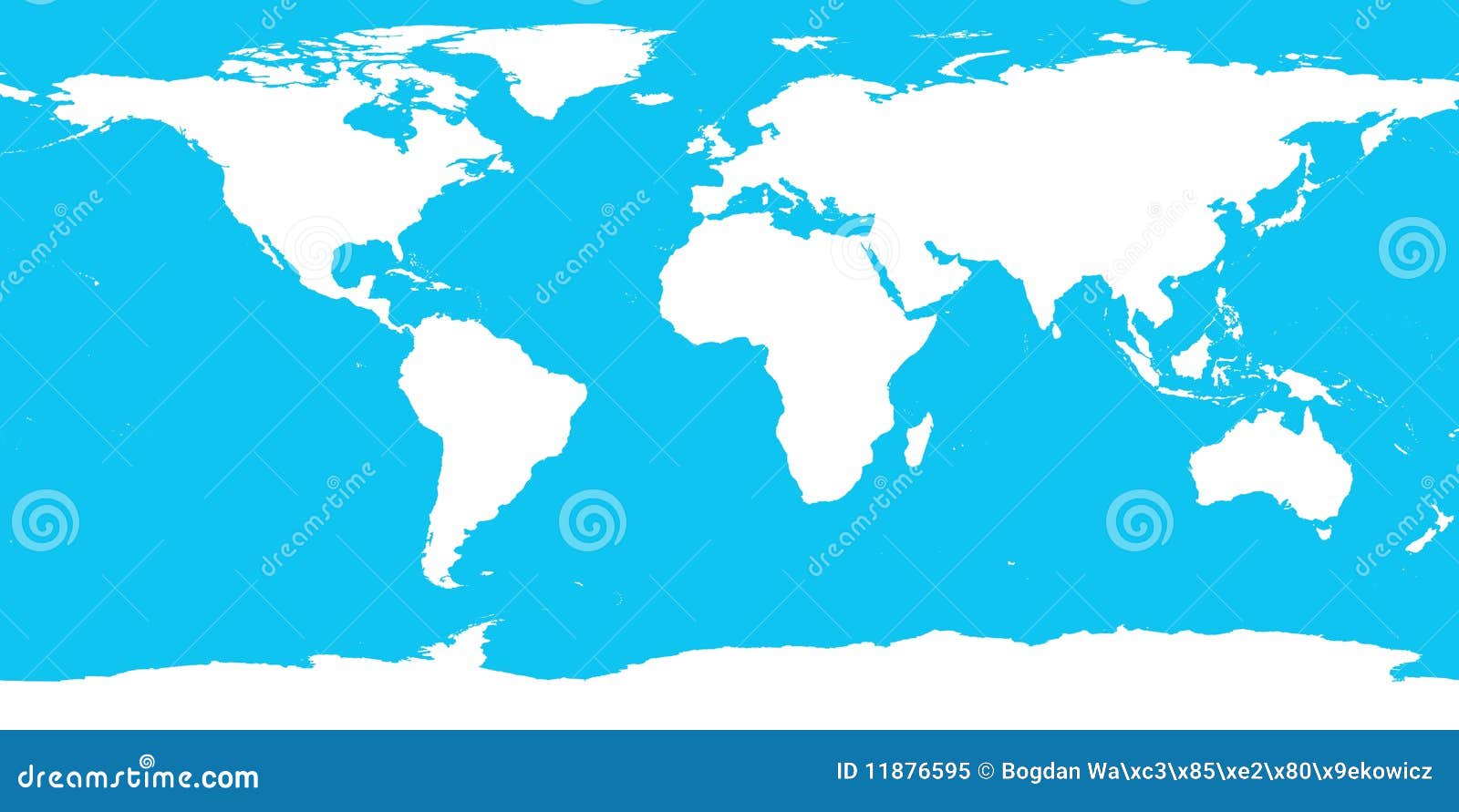 World Contour Continents Royalty Free Stock Photo - Image: 11876595