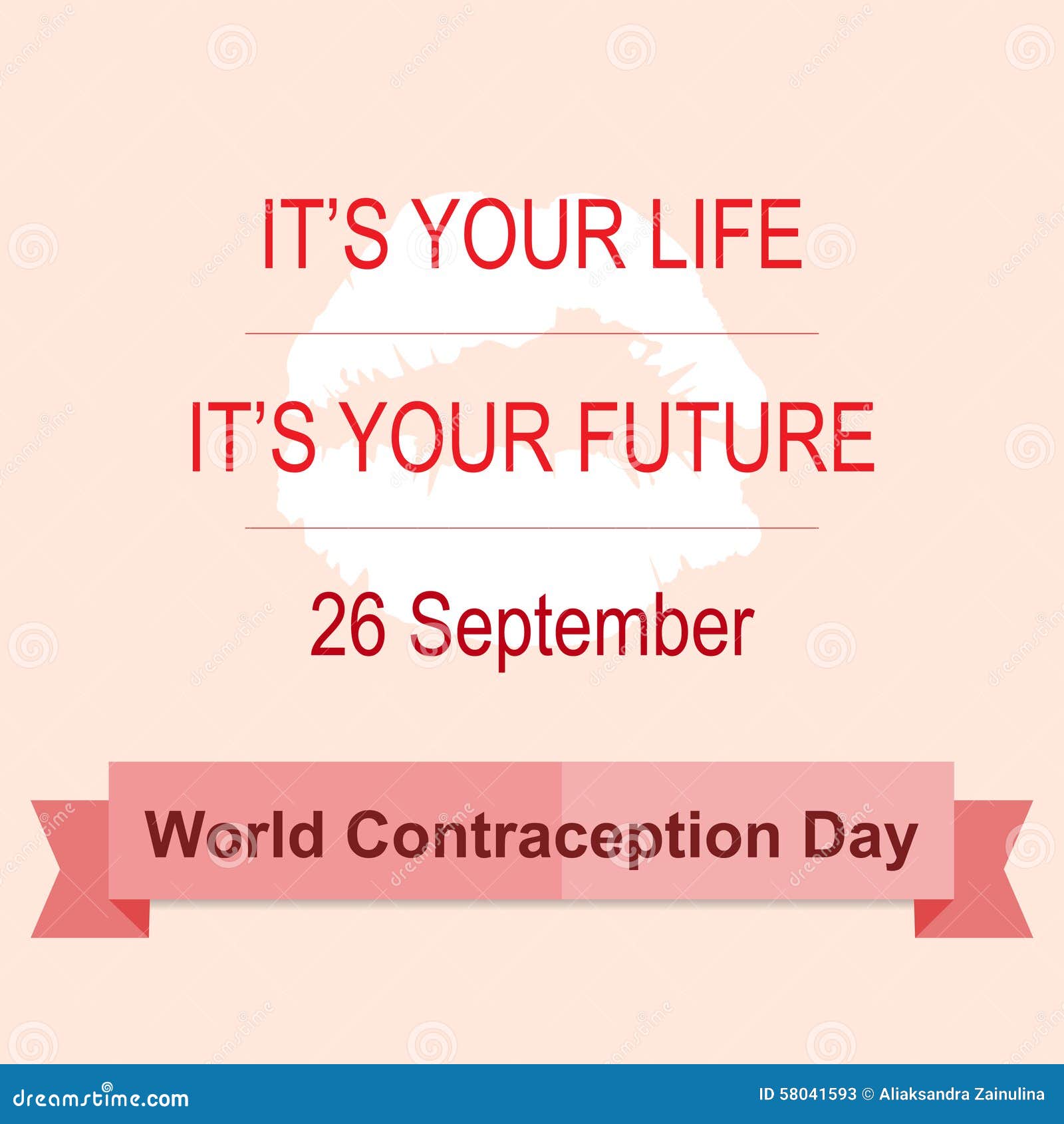 World Contraception Day stock vector. Illustration of human - 58041593