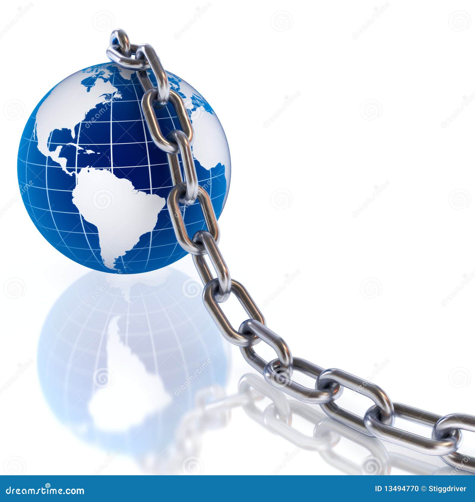 World control concept stock illustration. Illustration of chain - 13494770